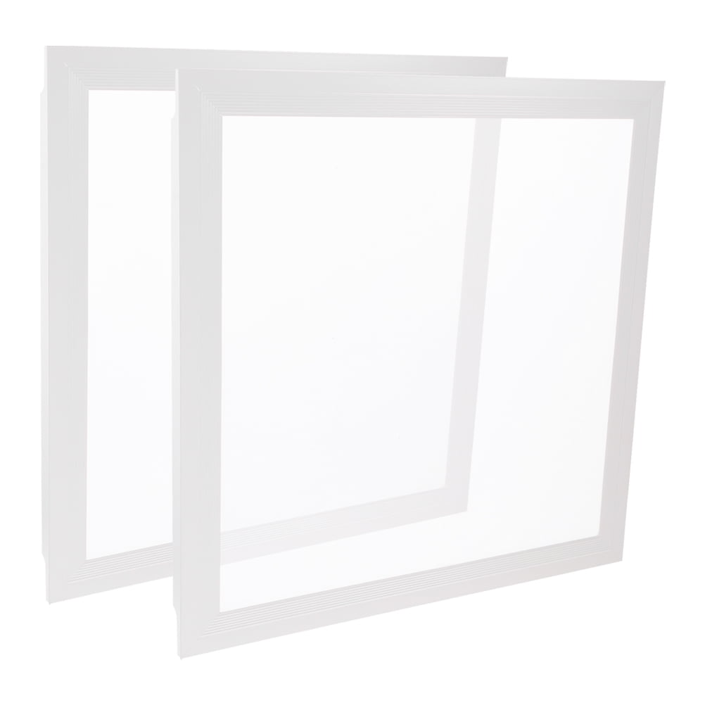 KONTONTY 2pcs Ceiling Light Diffuser Cover For Kitchen And Bathroom ...