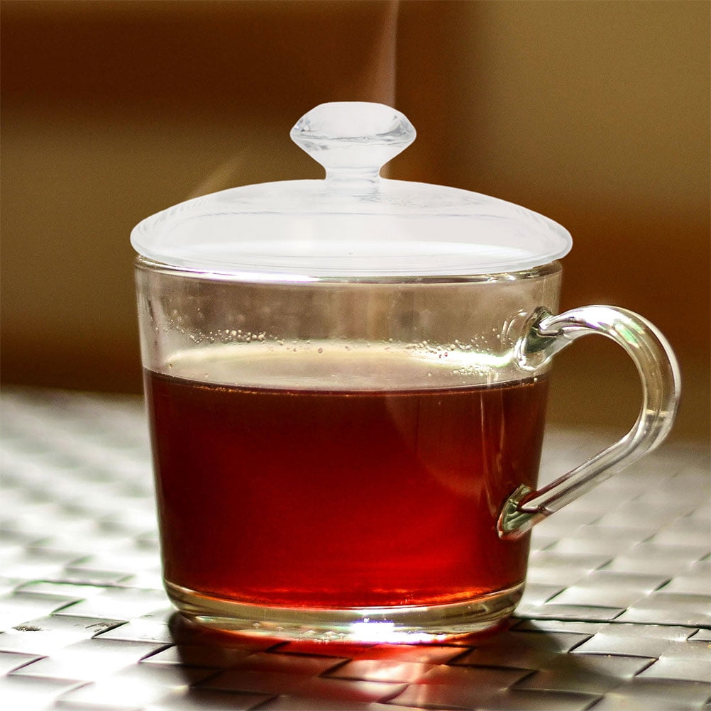 KONTONTY 2pcs Clear Glass Teapot Lid Tea Kettle Lid Replacement Elegant ...