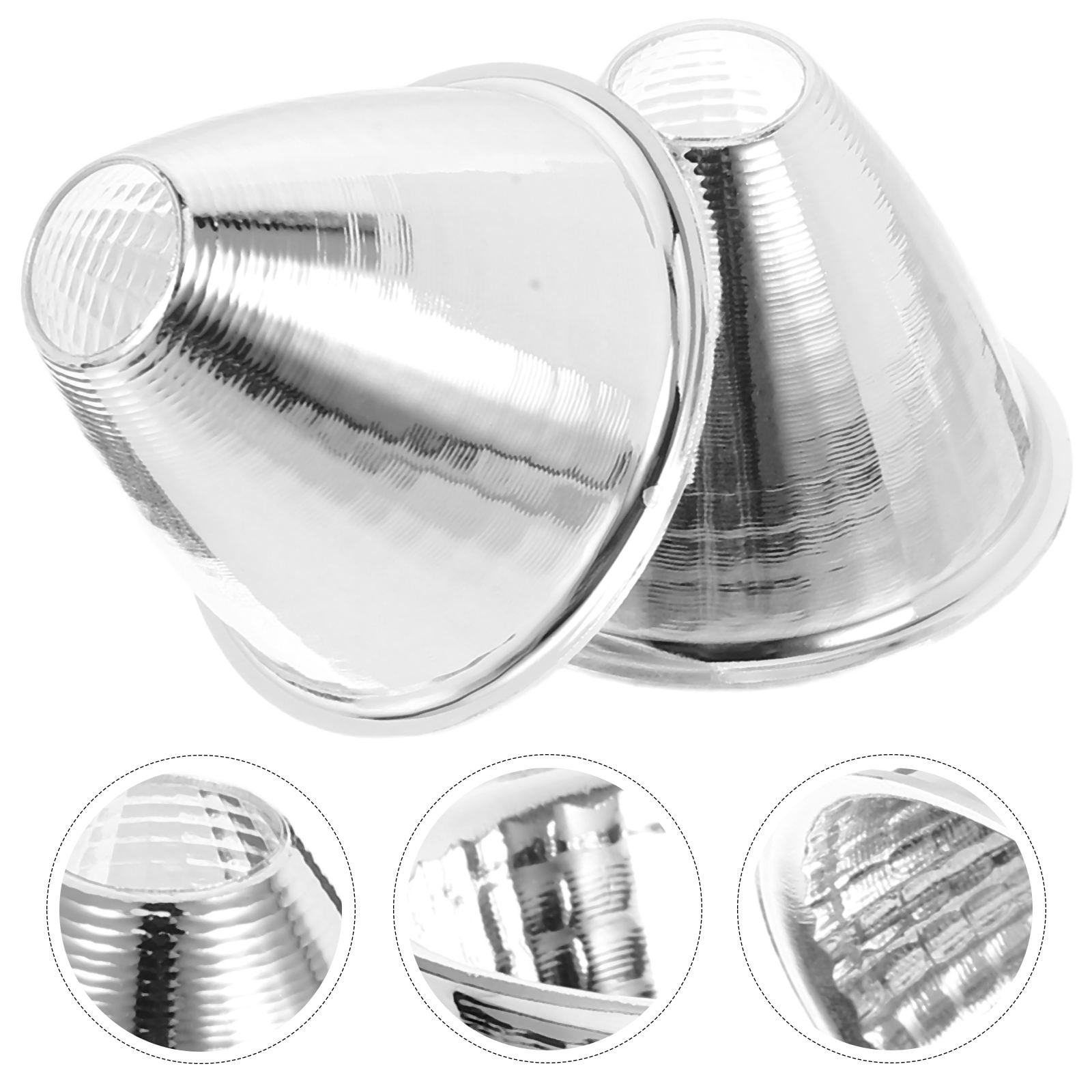 KONTONTY 2pcs Led Flashlight Reflector Cup Replacement High Brightness ...