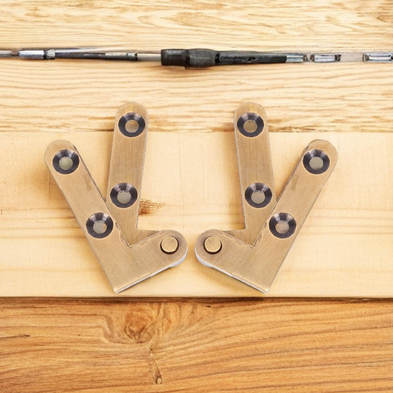 KONTONTY 2pcs Pivot Hinge Rotating Hinge Concealing Hinges Door Pivot ...