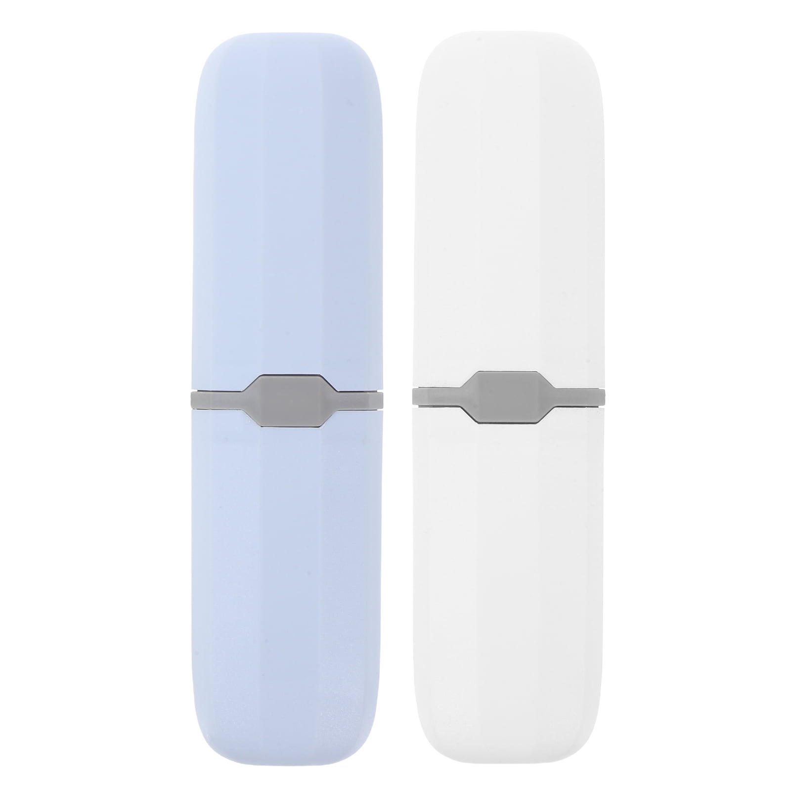 KONTONTY 2pcs Travel Toothbrush Box Portable Holder for Toothbrush and ...
