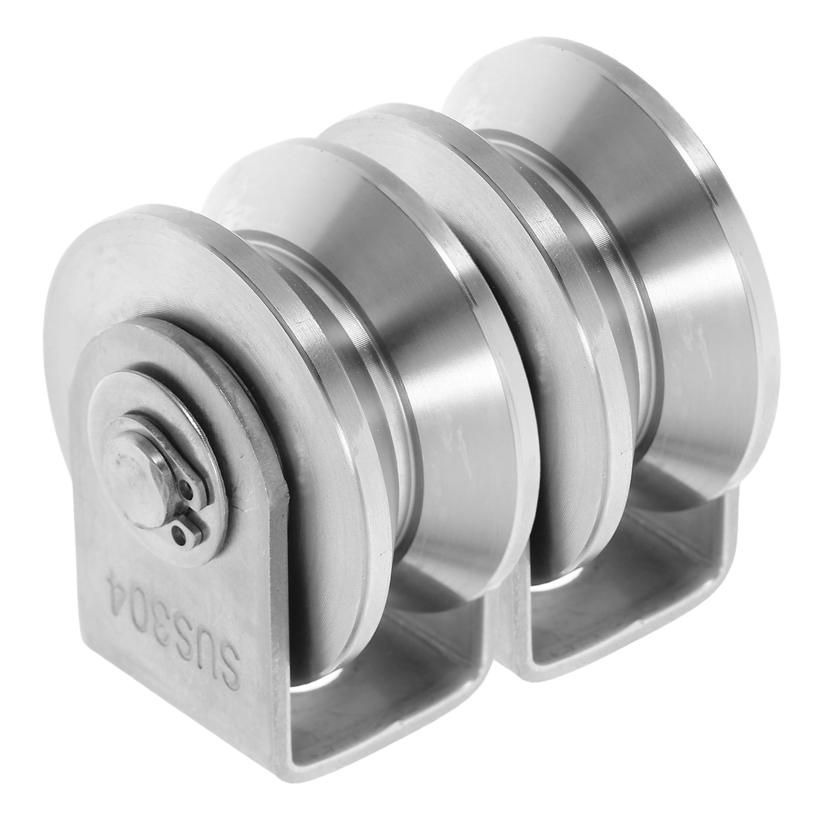 KONTONTY 2pcs Pulley Wheel For Door Track Crane Wheel Pulleys For ...