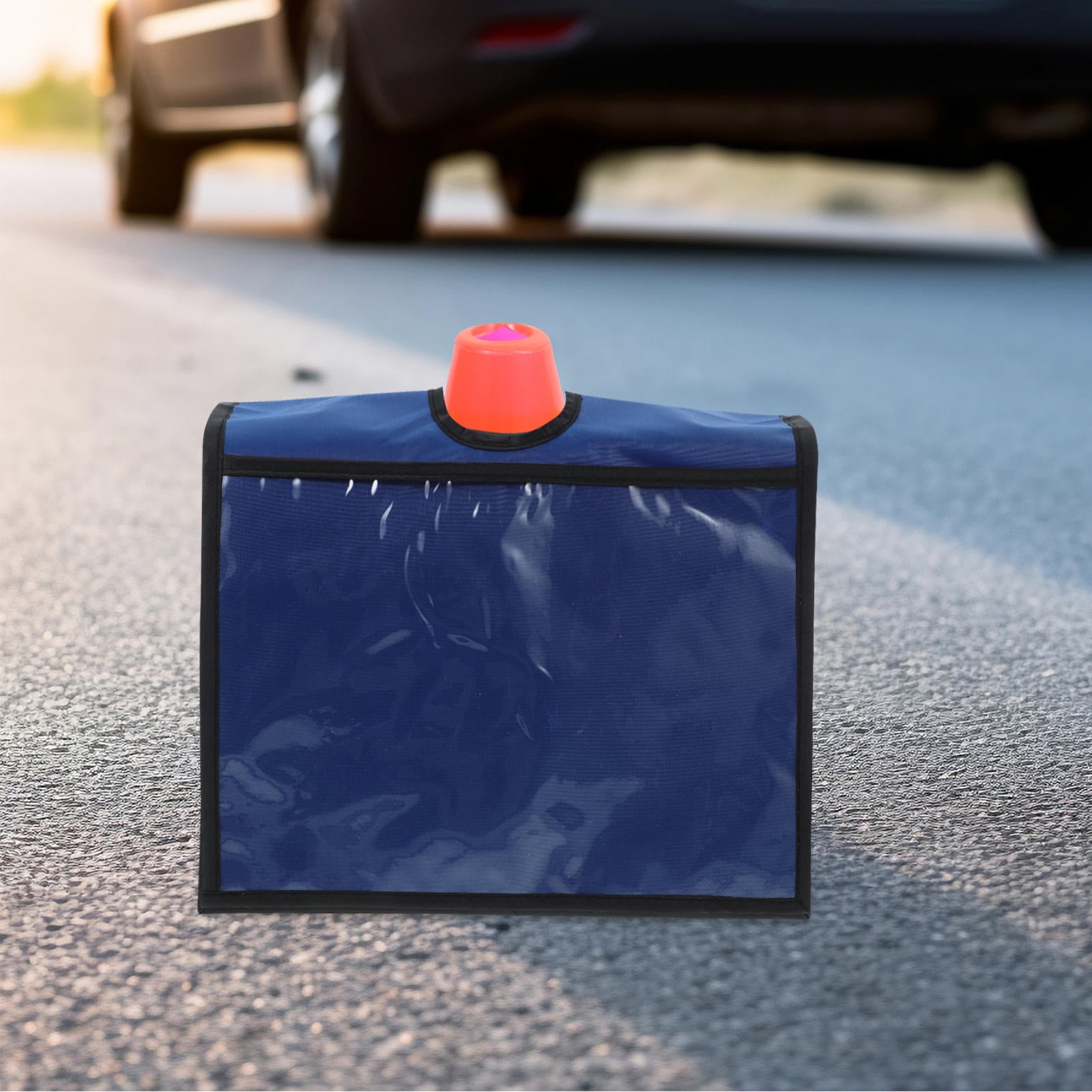 KONTONTY 2pcs Traffic Cone Sleeve for Caution Traffic Cone Covers with ...