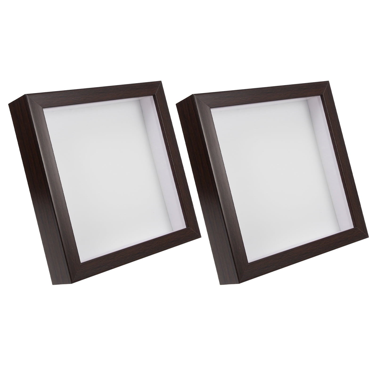 KONTONTY 2-Pack Wooden Photo Frames with Hollow Design for Dried ...