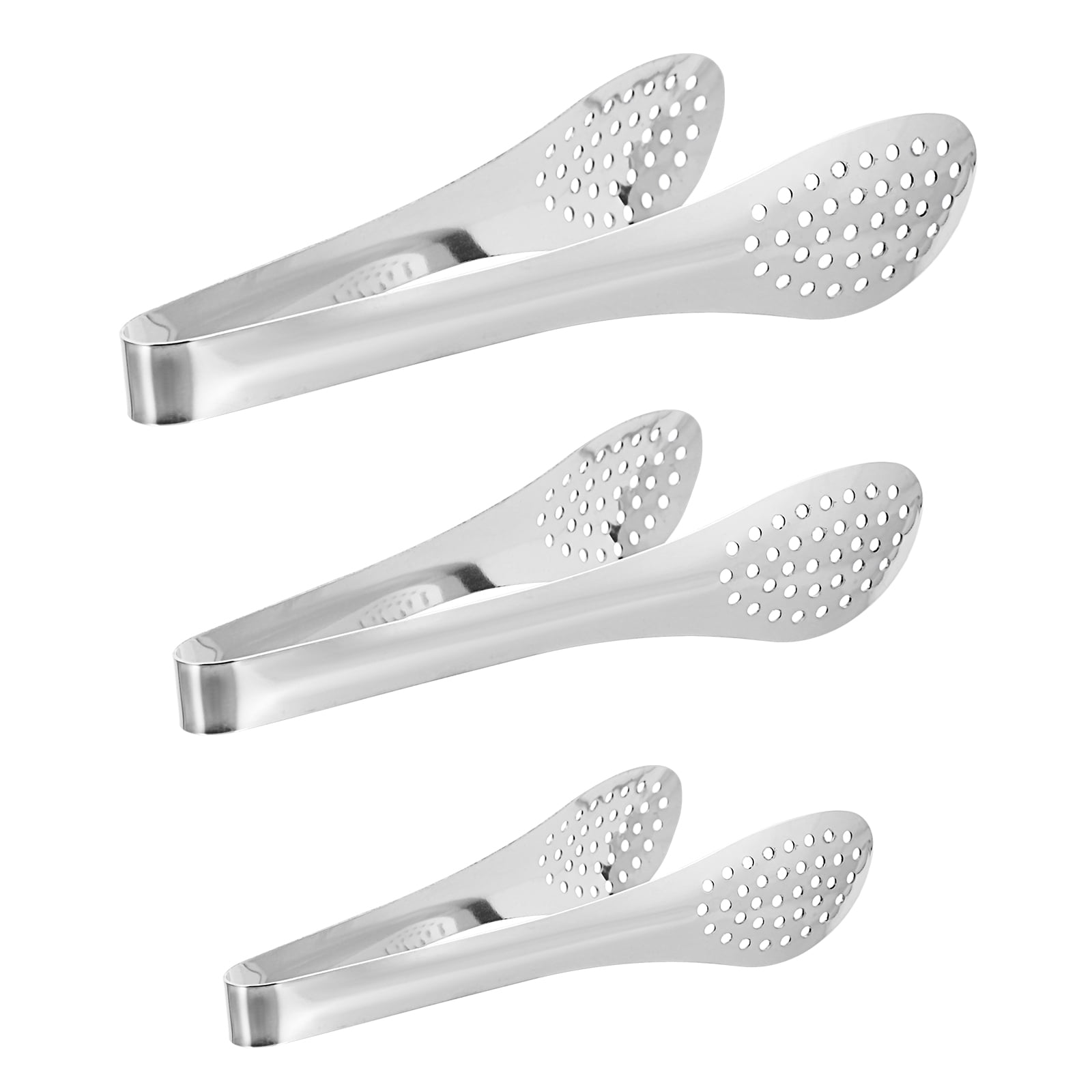 KONTONTY 3 Pcs Bread Serving Tongs Food Jacket Set Steak Picking up ...