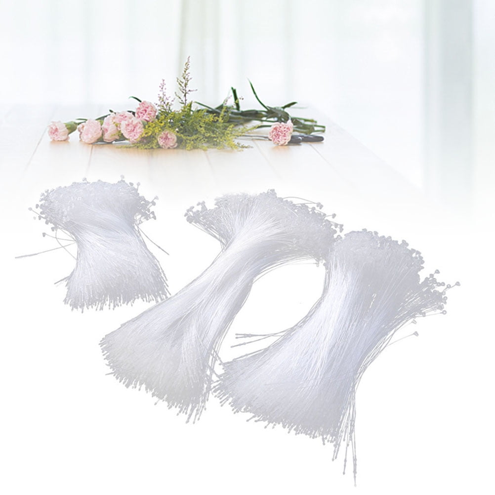 KONTONTY 3000Pcs White Plastic Tag Fastener for Clothes Hanging ...