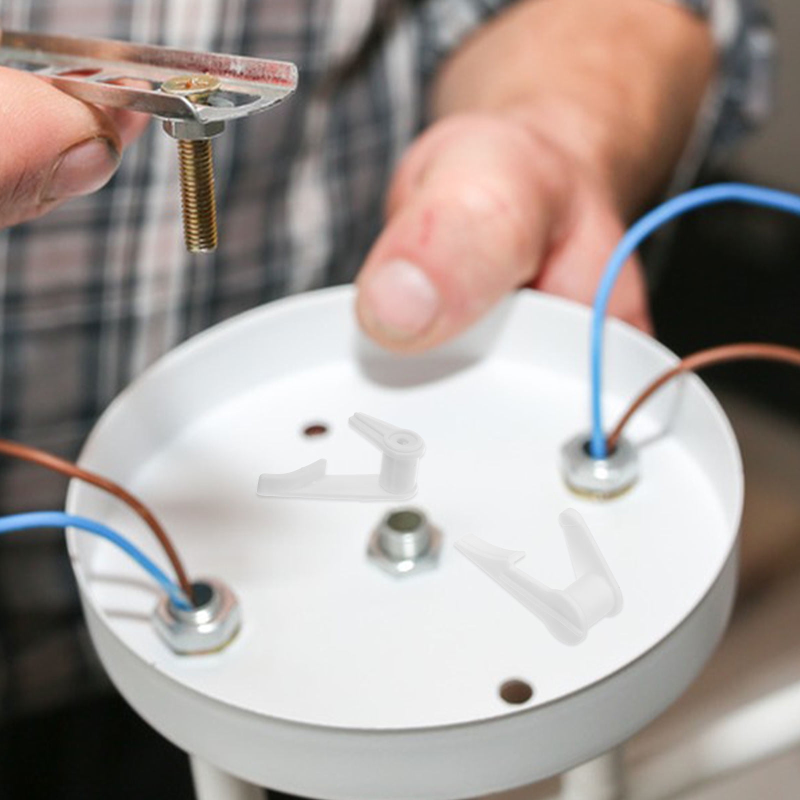 KONTONTY 30pcs Ceiling Lamp Buckles for Installation Maintenance and ...