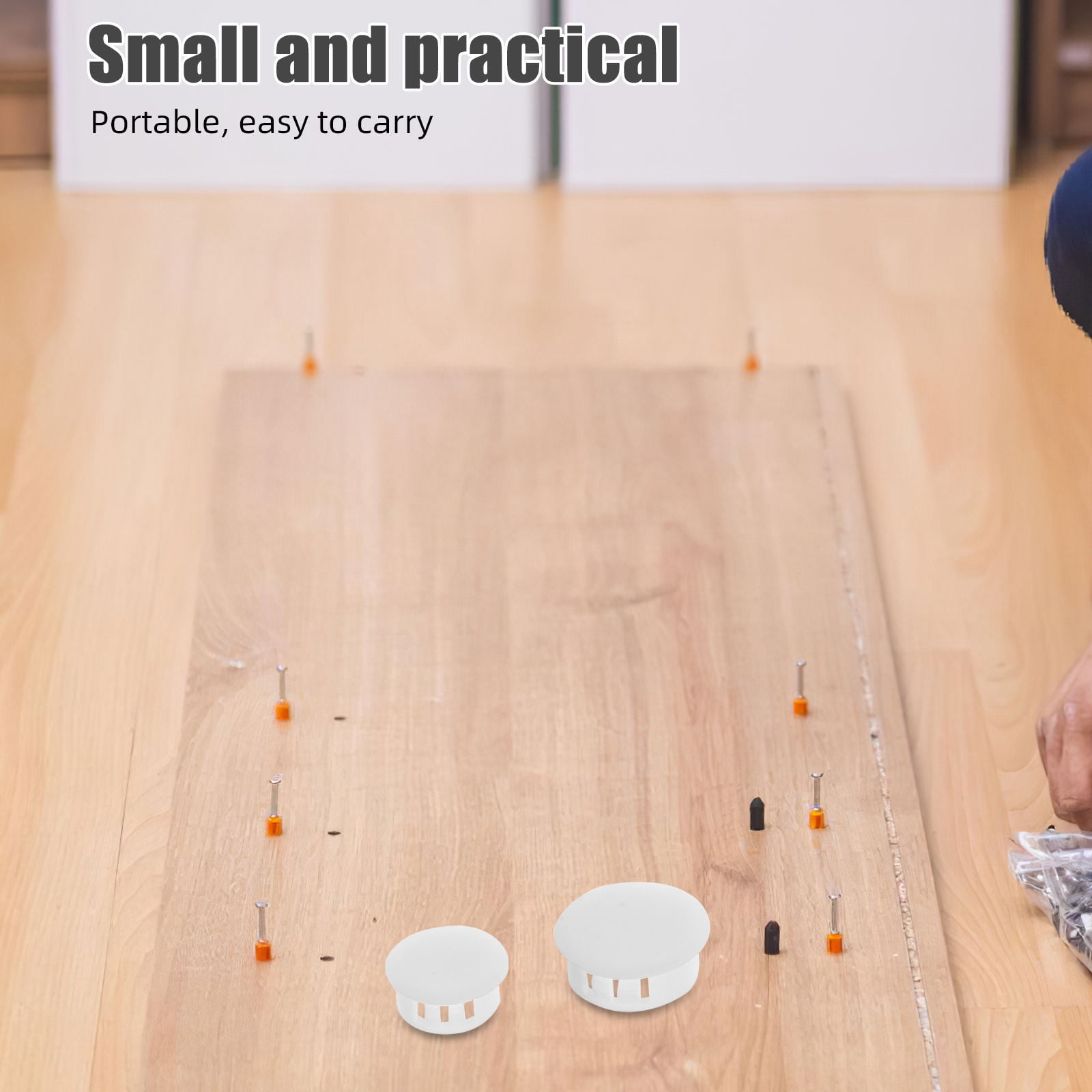 KONTONTY 350 Pcs Round Plastic Hole Plugs Screw Hole Covers For ...