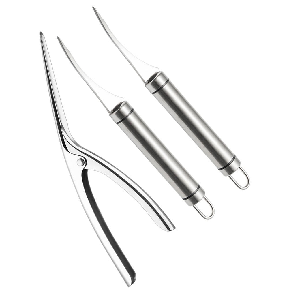 KONTONTY Curved Shrimp Line Cutter For Cooking 3Pcs 7.9In - Walmart.com