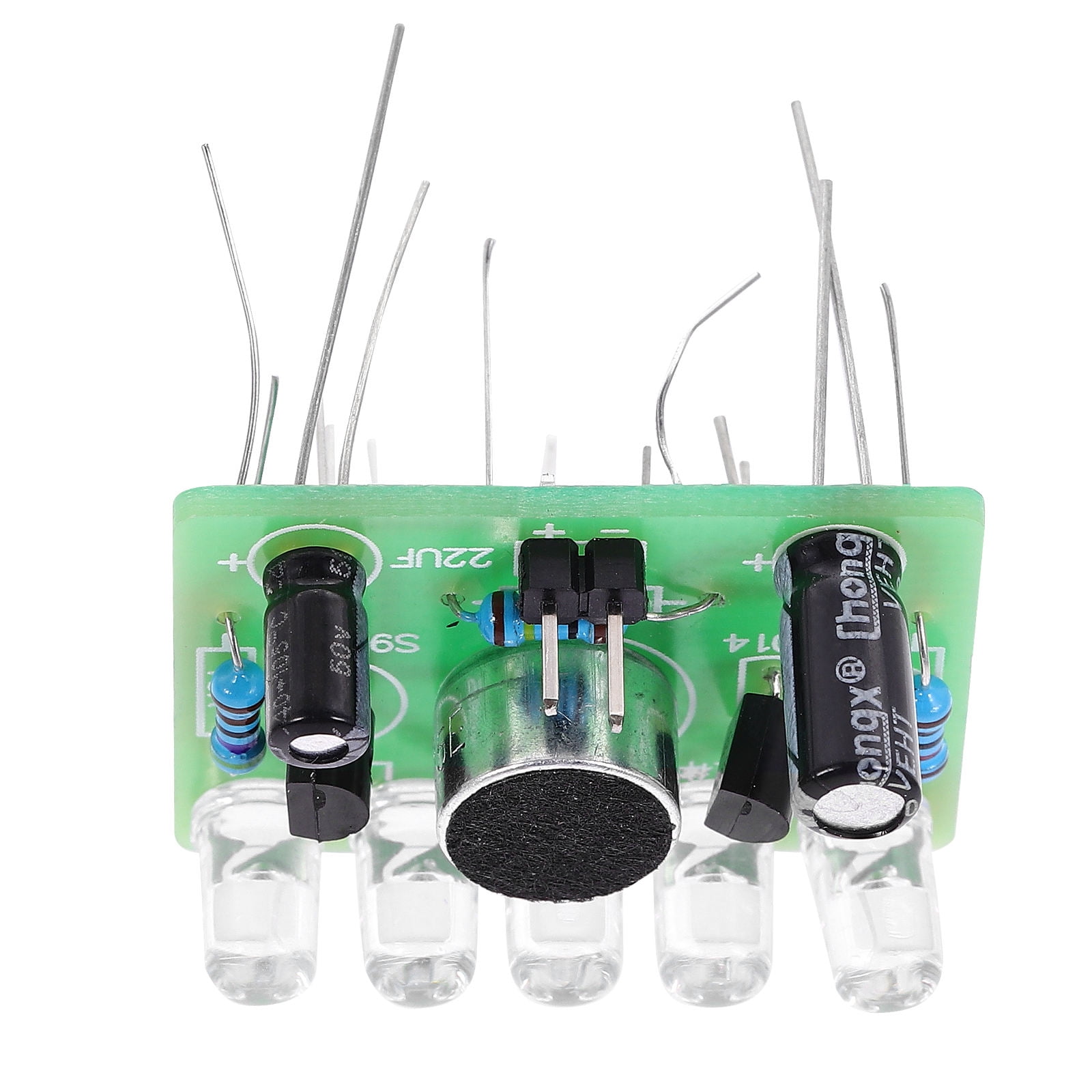 KONTONTY 3V-5V Sound Controlled Lighting Led Module Fr 4 A Fiberglass Board Rectangle Shape ...