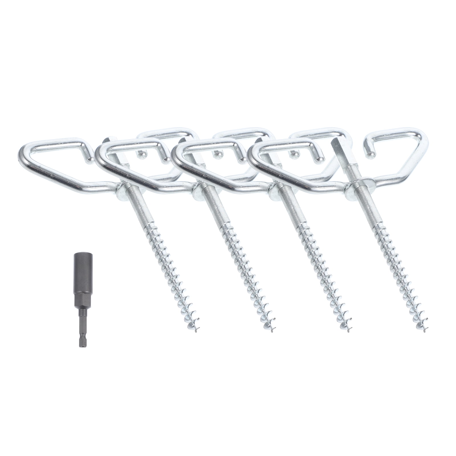 KONTONTY 4 Anchors Anchors for Ice Tent Steel for Winter Fishing with ...