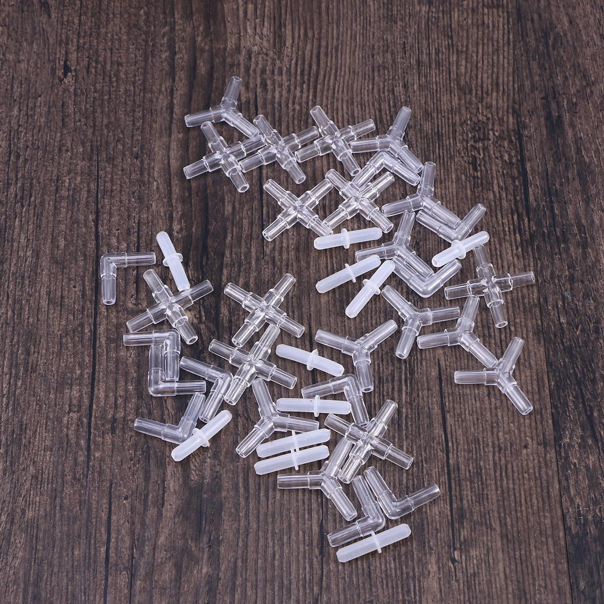 KONTONTY 40pcs Four-way and Tee Manifold Connectors Curving and ...