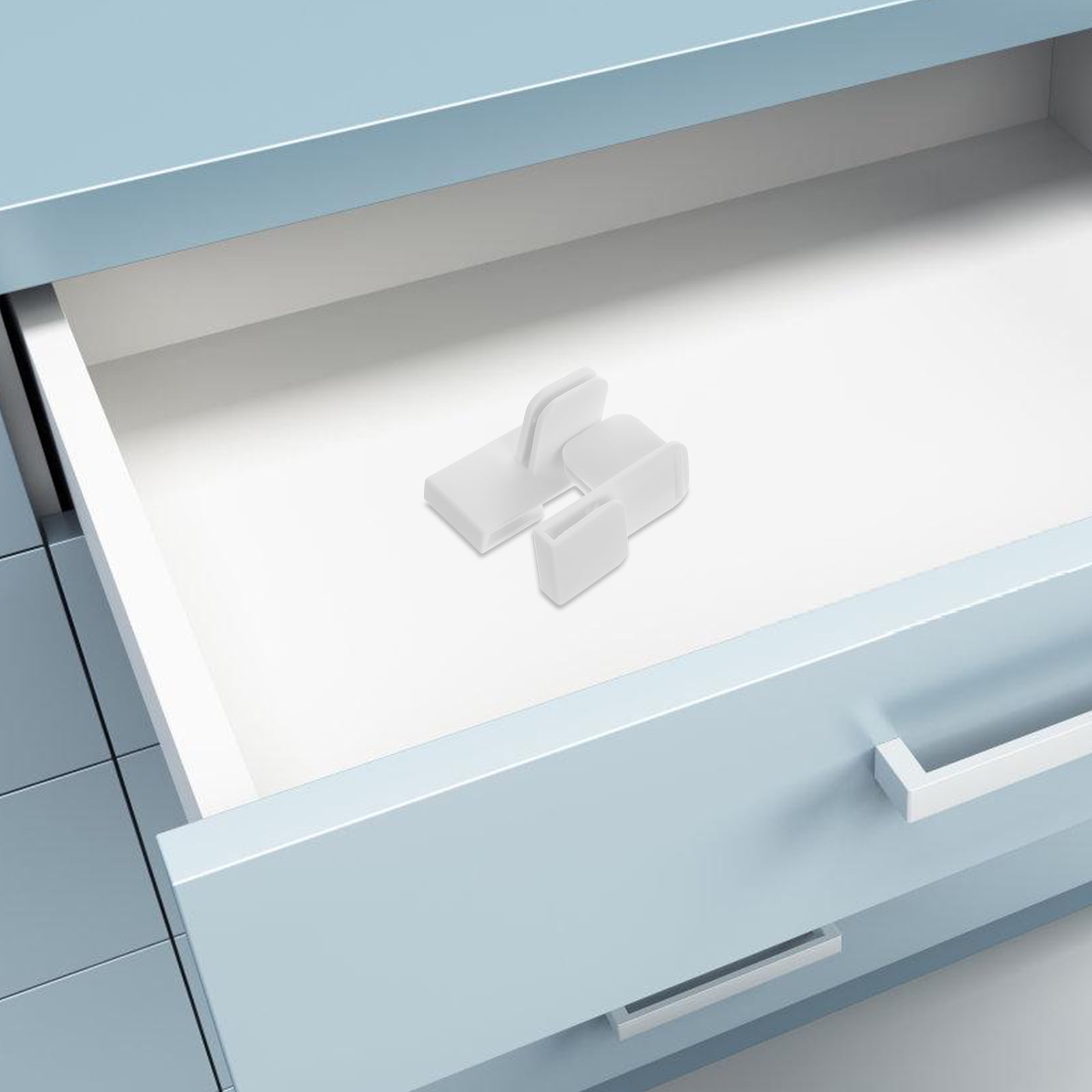 KONTONTY 4Pcs Drawer Divider Supporting Clip for Kitchen and Vanity ...