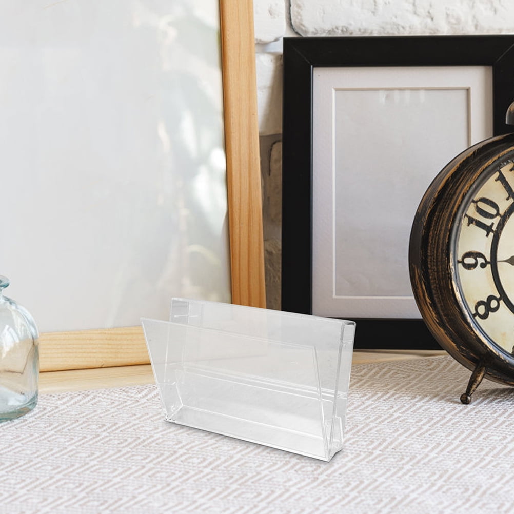 KONTONTY 4pcs Cassette Tape Holders Retro Cassette Storage Box Plastic ...