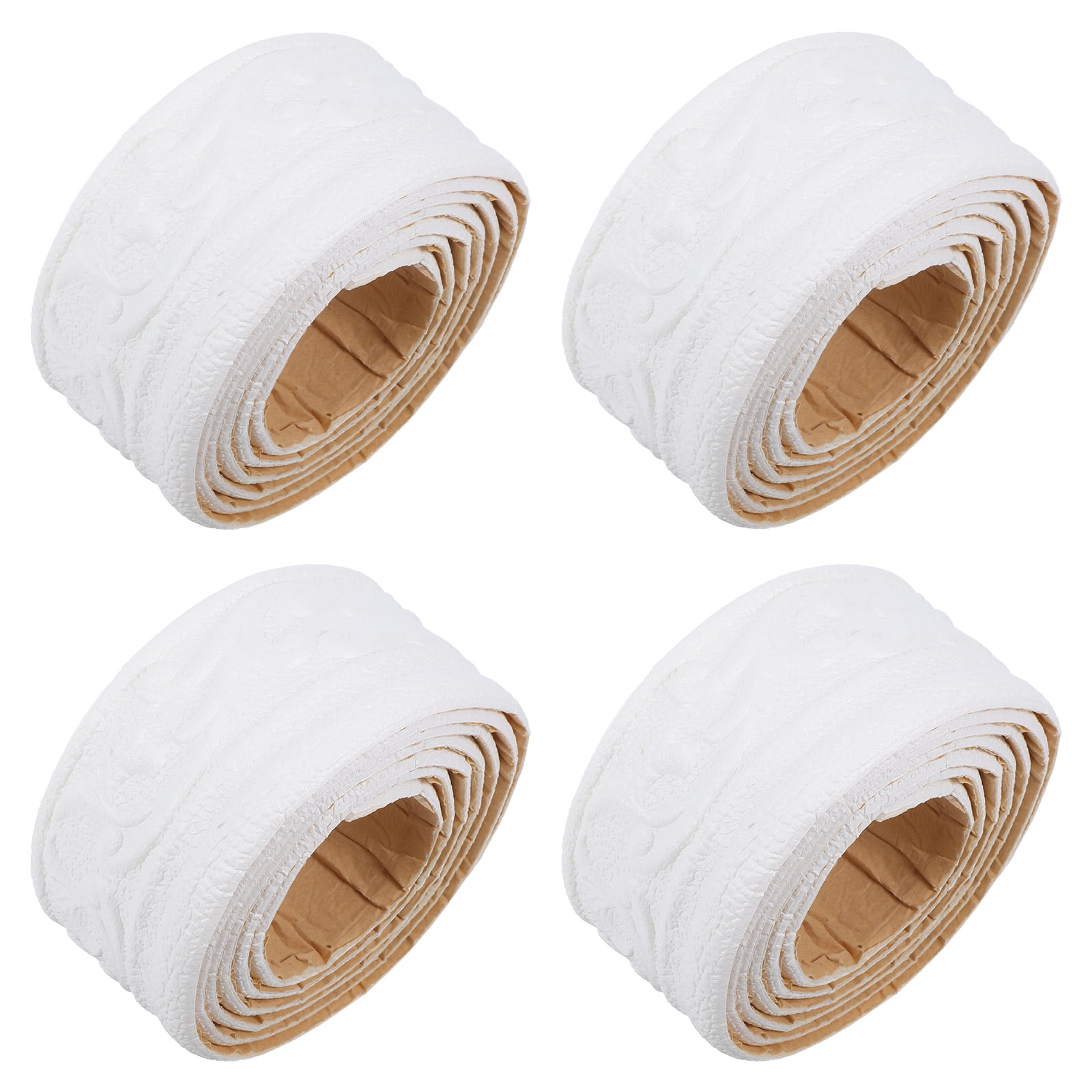 KONTONTY 4pcs Flexible Baseboard Trim Molding Bendable Skirting Line ...