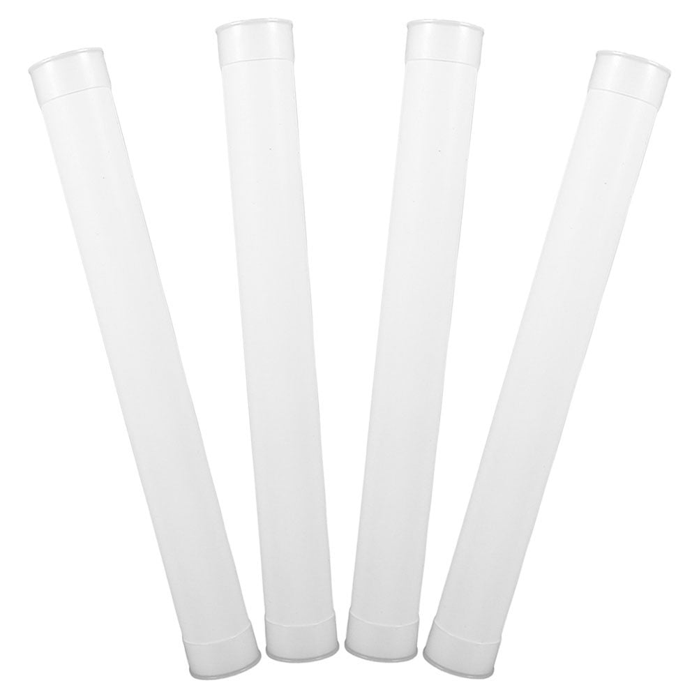 KONTONTY 4pcs Mailing Tubes With Caps Plastic Shipping Storage Tubes ...