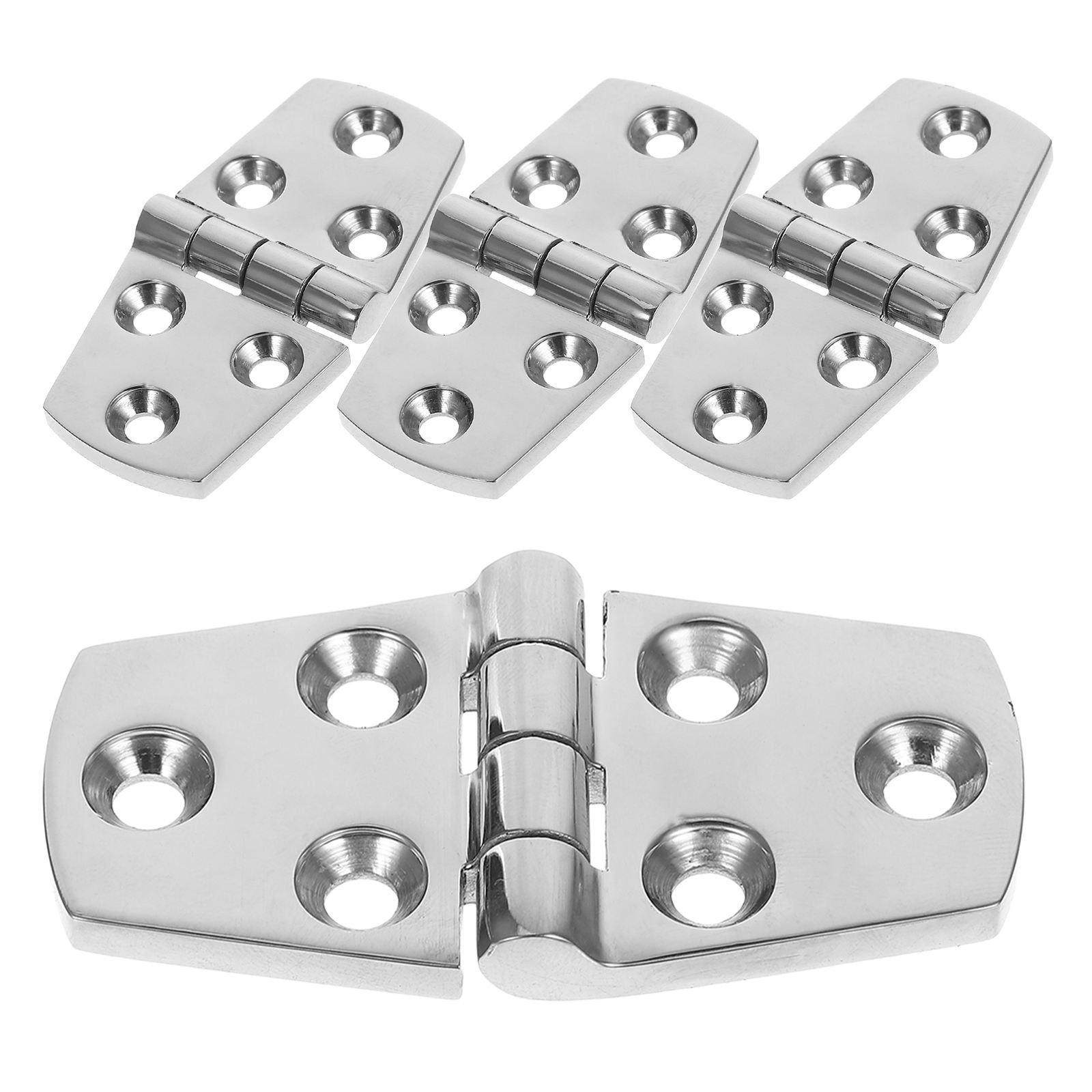 KONTONTY 4pcs Stainless Steel Boat Hatch Hinges Heavy Duty Marine Grade ...