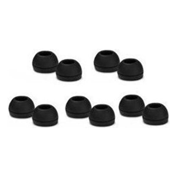 KONTONTY 5 Pairs Replacing Ear Pads for Headphones Black Silicone Bass ...