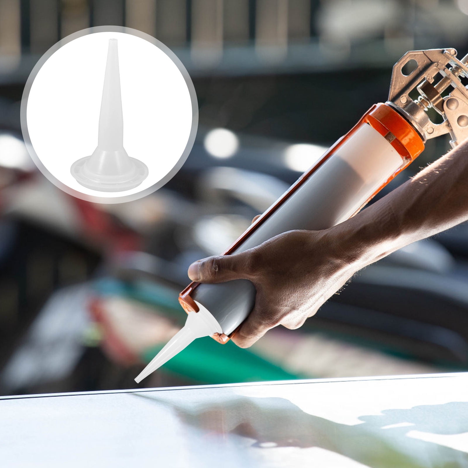 KONTONTY 50pcs Caulking Nozzle Tips Caulking Tips Caulking Tools Caulk ...