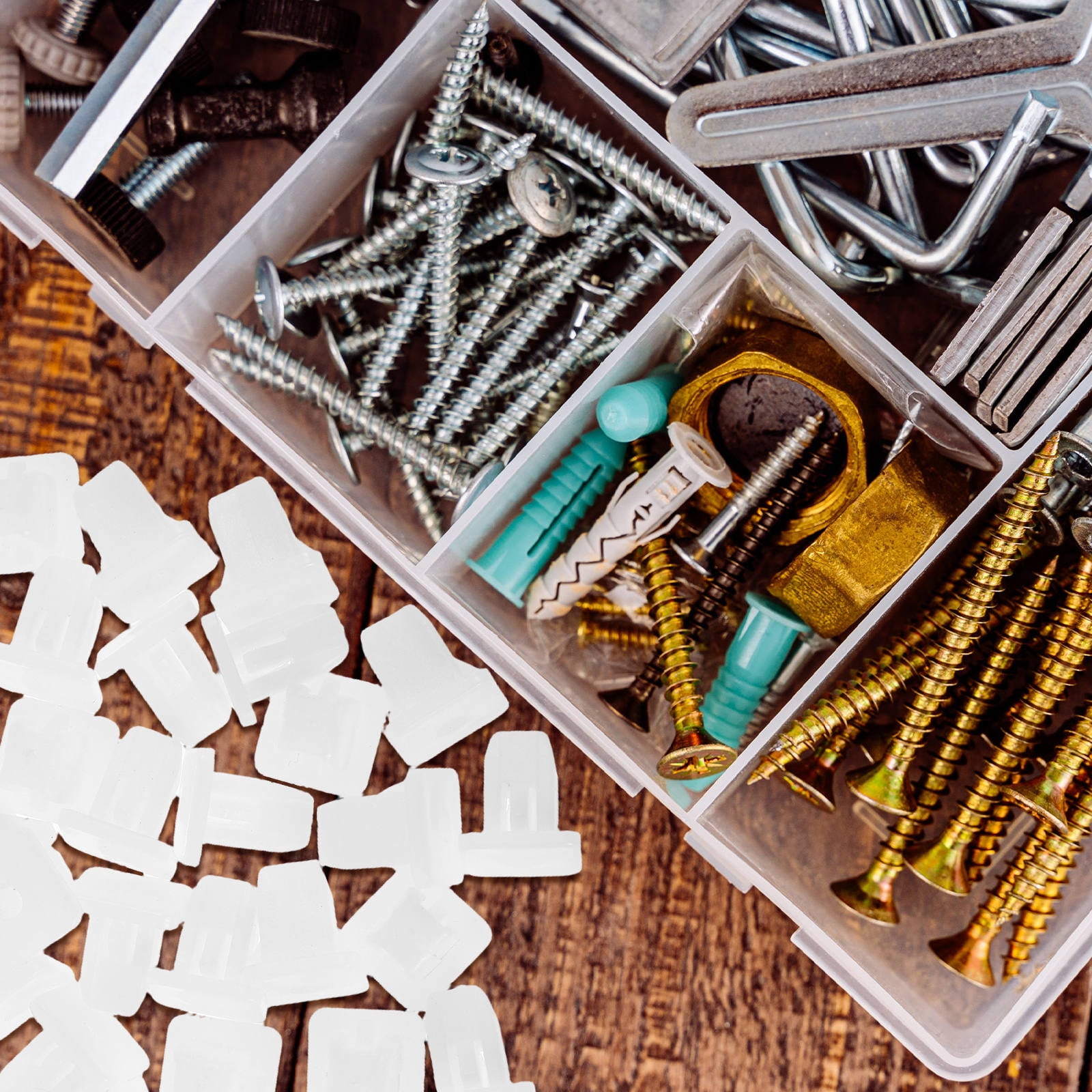 KONTONTY 50pcs Universal Car Bumper Retainer Clips Plastic Fasteners ...