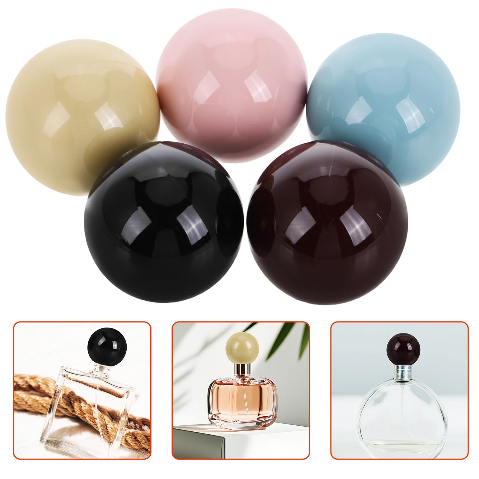 KONTONTY 5pcs Heavy Duty Spray Bottle Cap with Nozzle for Bottles ...