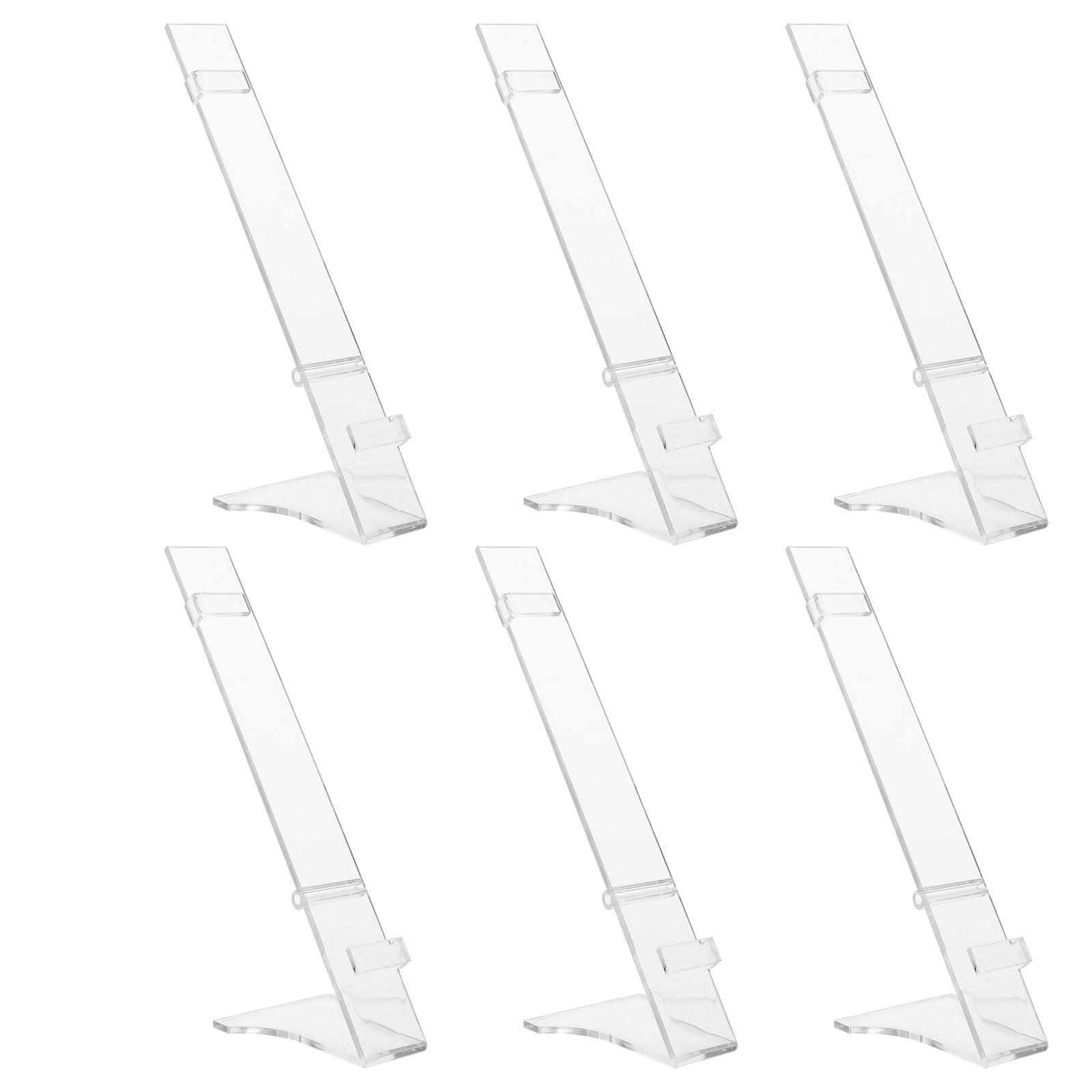 KONTONTY 6 Pcs Acrylic Watch Display Stands Clear Watch Holders For ...