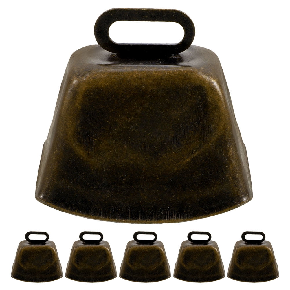 KONTONTY 6 Pcs Cow Bells for Sporting Events Horse Antique Farm Animal ...