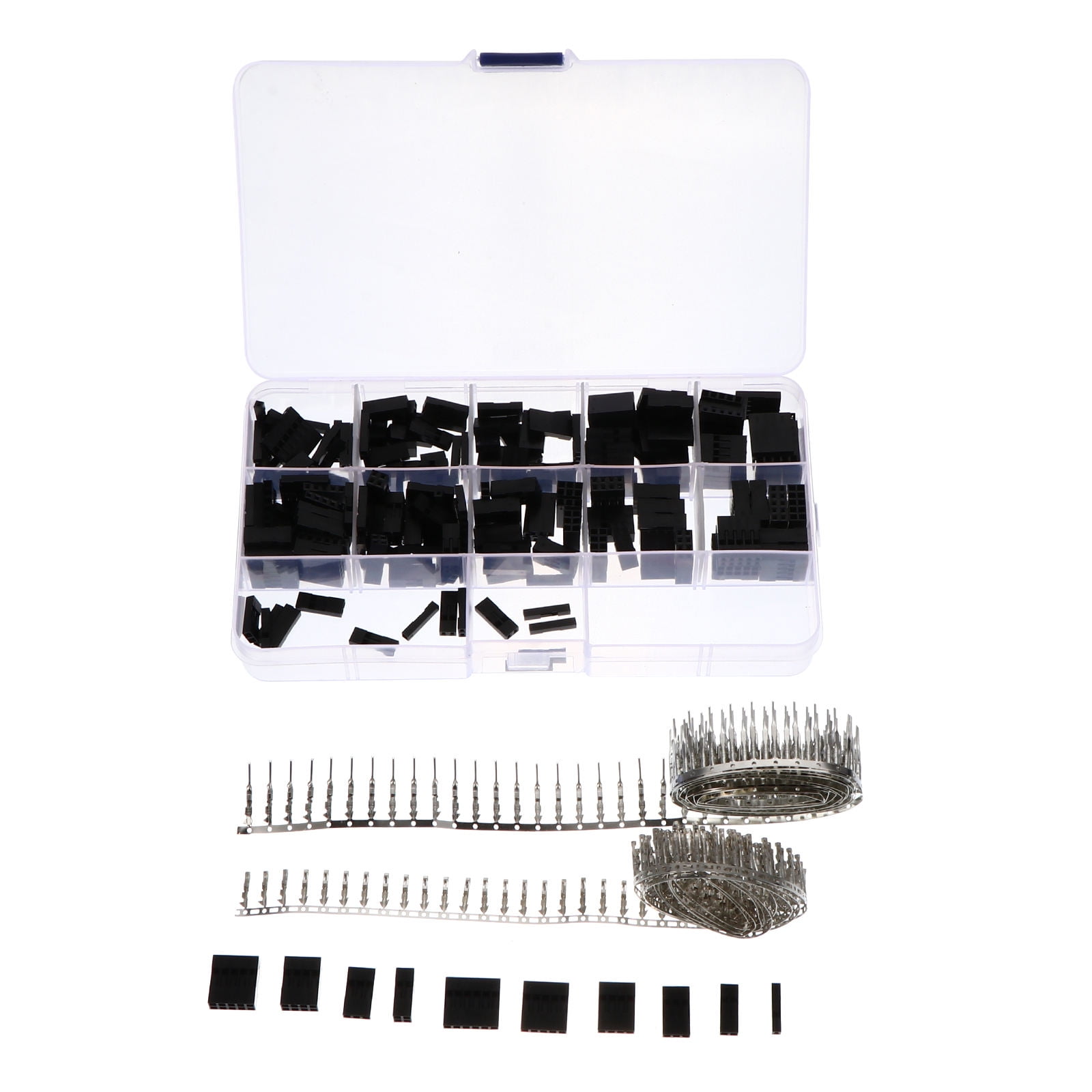 KONTONTY 610Pcs Electrical Crimp Connector Jumper Cable Pin Header Kit ...