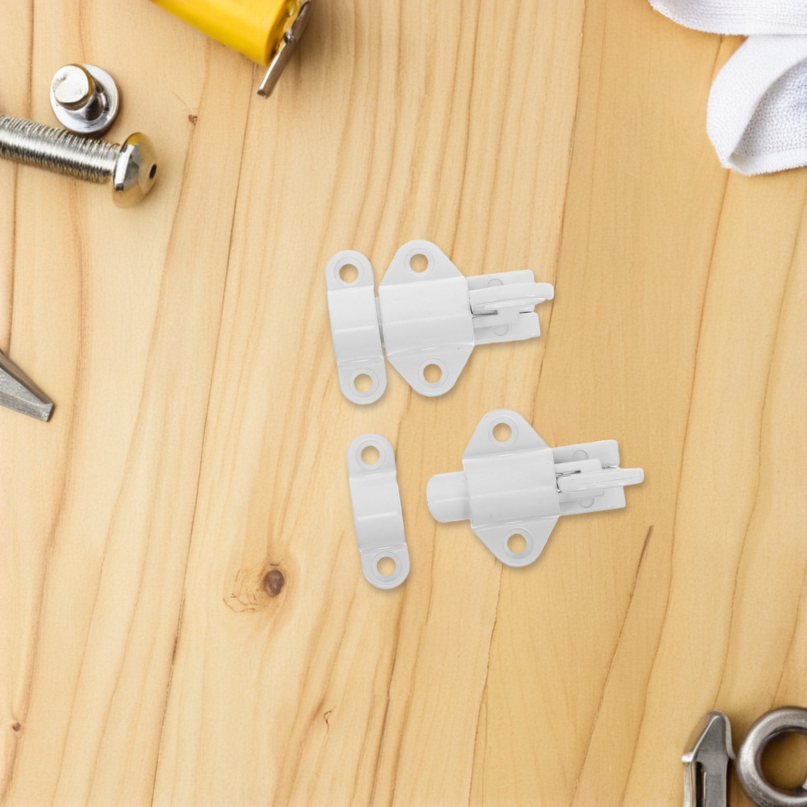 KONTONTY 6pcs Aluminum Alloy Self-Closing Latch Bolt Window Sliding ...