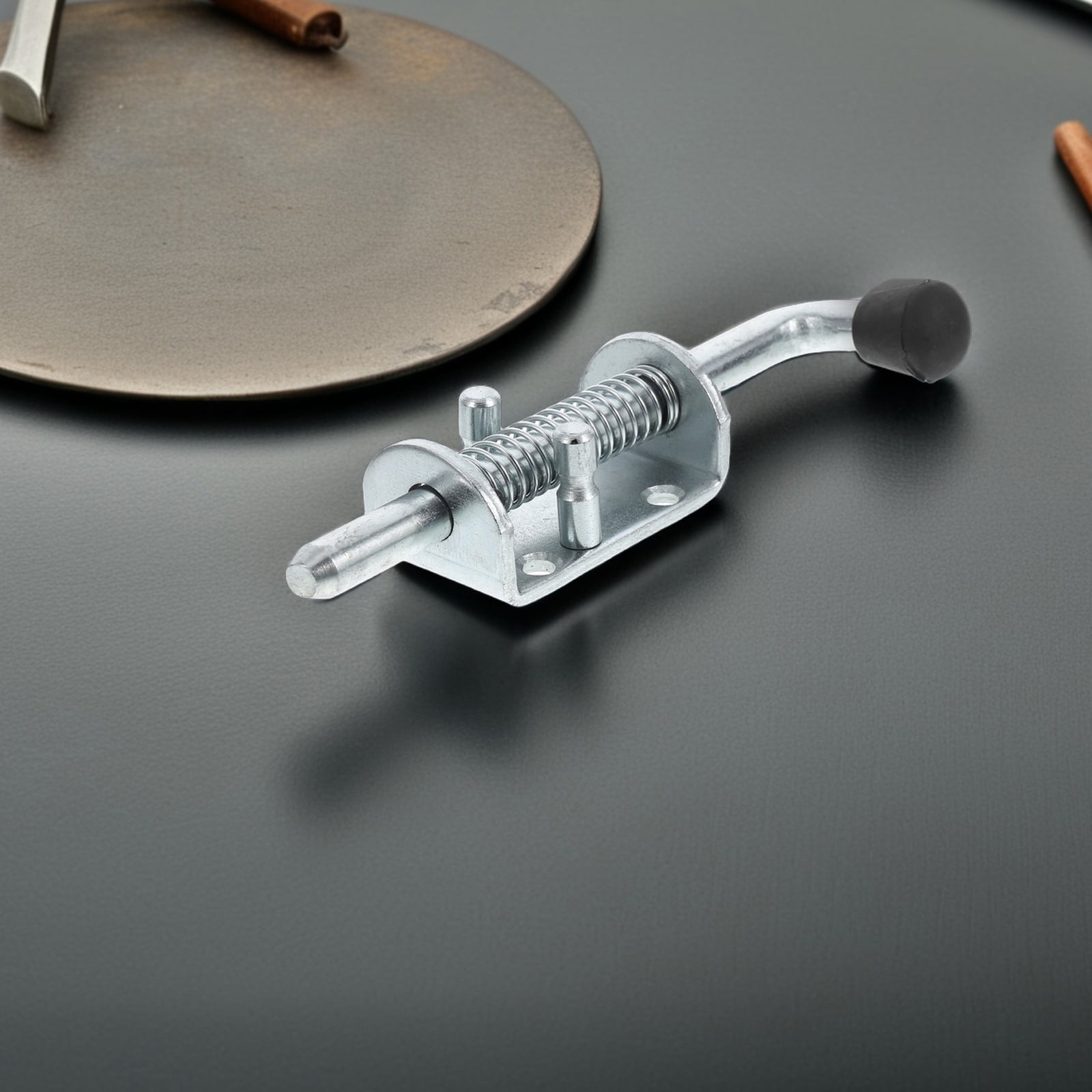 KONTONTY 6pcs Spring Loaded Latch Pin Shed Latch Stainless Steel Spring ...