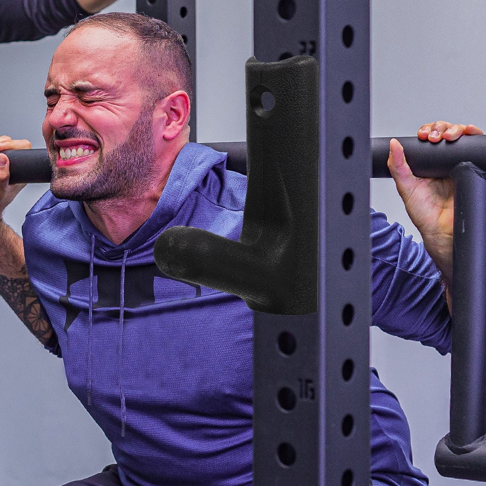 KONTONTY 6pcs Wall Mounted Barbell Holder Heavy Duty Barbell Storage ...