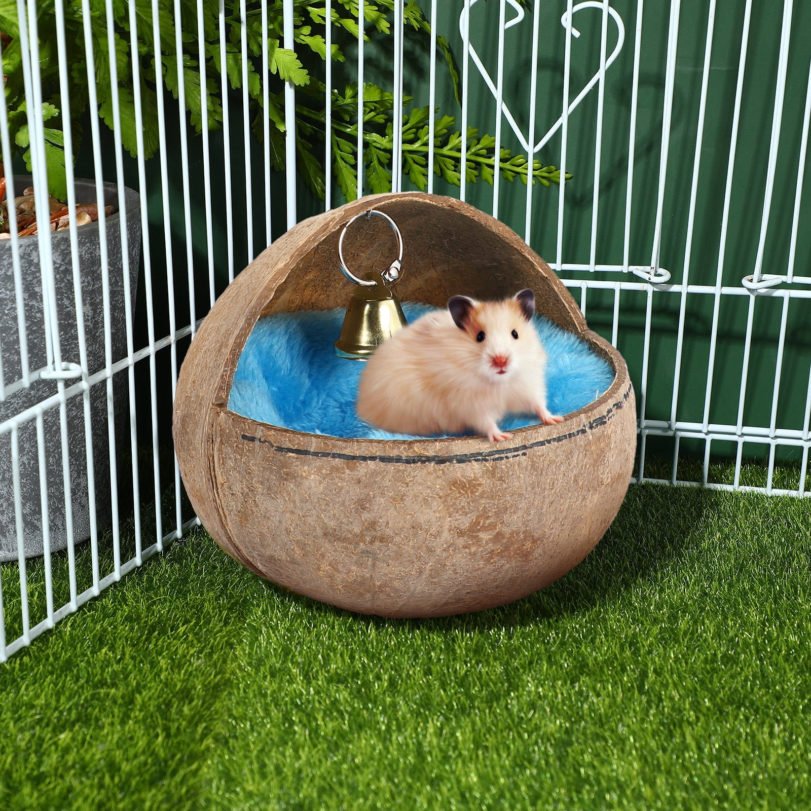 KONTONTY 8Pcs Multi-Color Coconut Shell Sleeping Bed Nest Cushion for ...