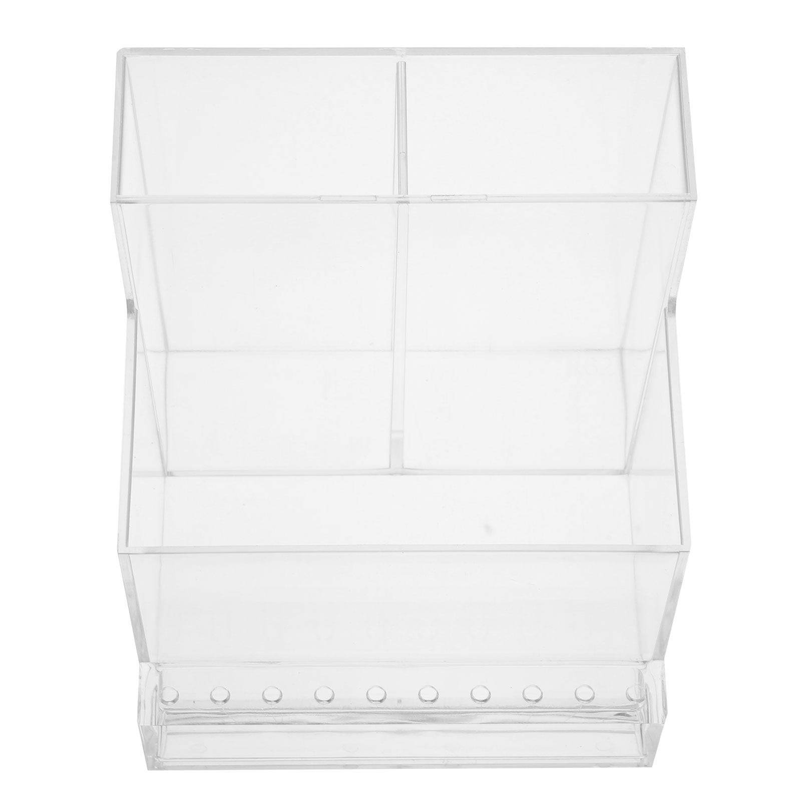 KONTONTY Acrylic Nail Tool Storage Box Desktop Organizer for Makeup ...