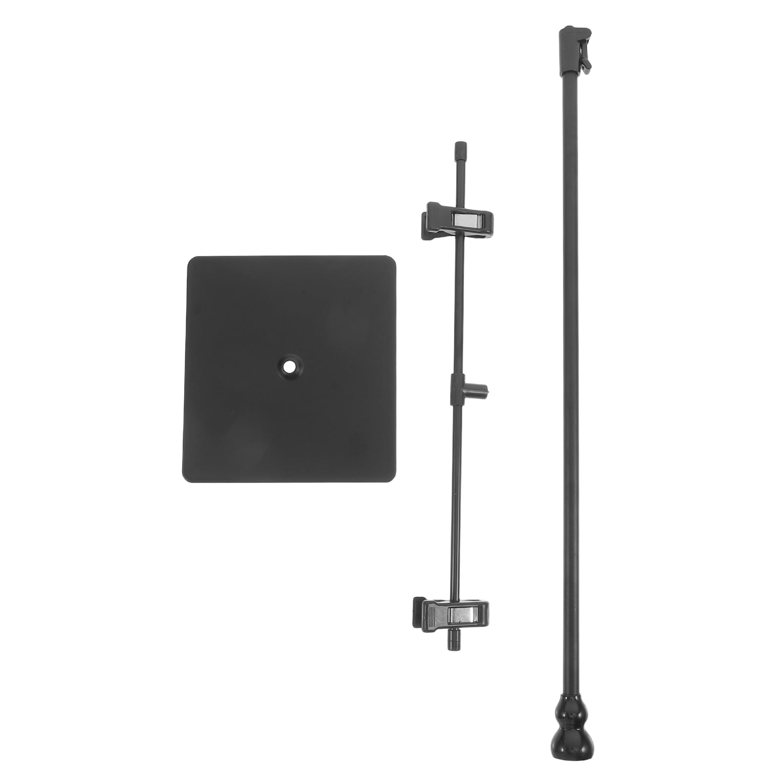 KONTONTY Adjustable Aluminum Alloy Black Poster Stand T-Shaped Display ...