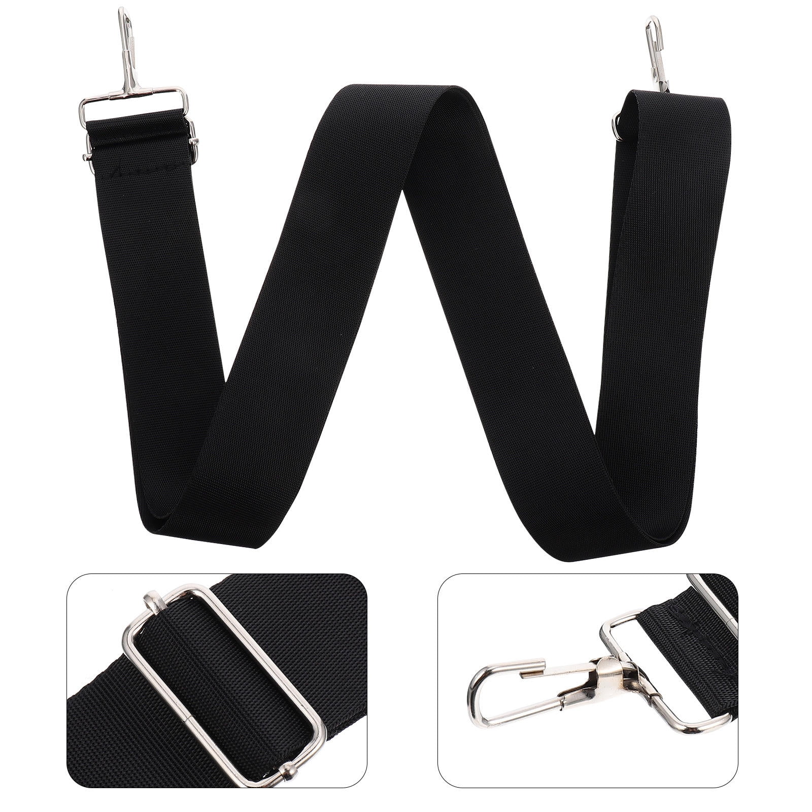 KONTONTY Adjustable Nylon Shoulder Strap with Metal Clips for Handbag ...