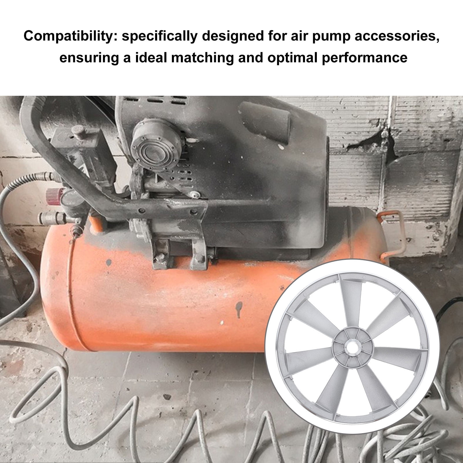 KONTONTY Air Compressor Accessories Compressor Motor Belt Pulley Water ...