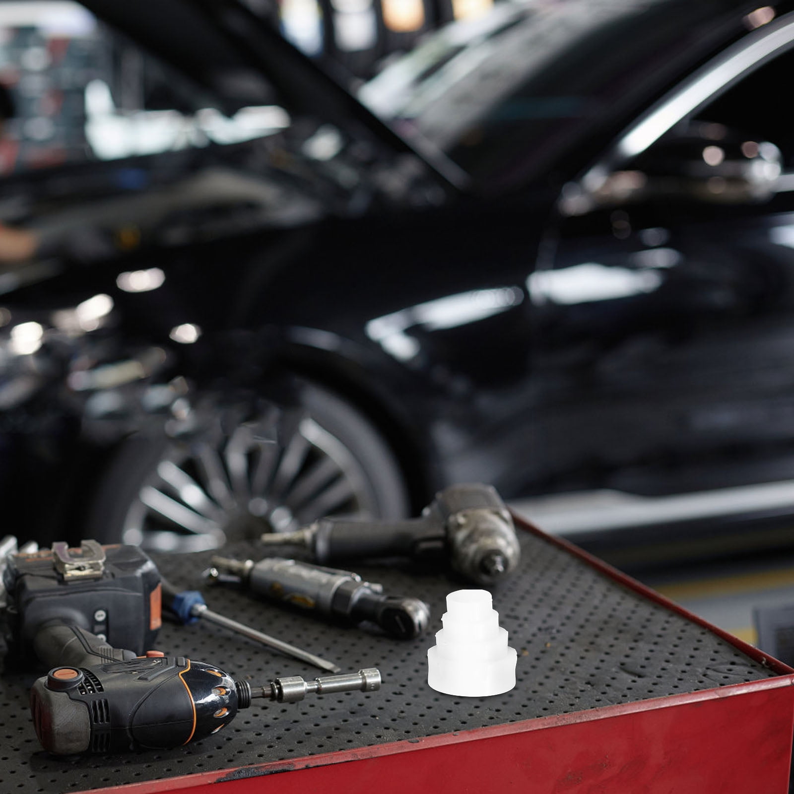 KONTONTY Grinder Reducing Bushing Adapters ABS White for Bench Grinder ...