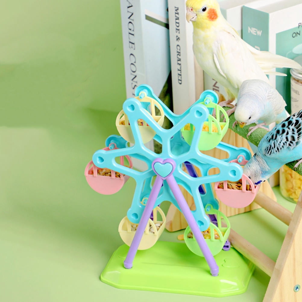 KONTONTY Bird Cage Toys Parrot Foraging Toy Plastic Beak Cleaning ...