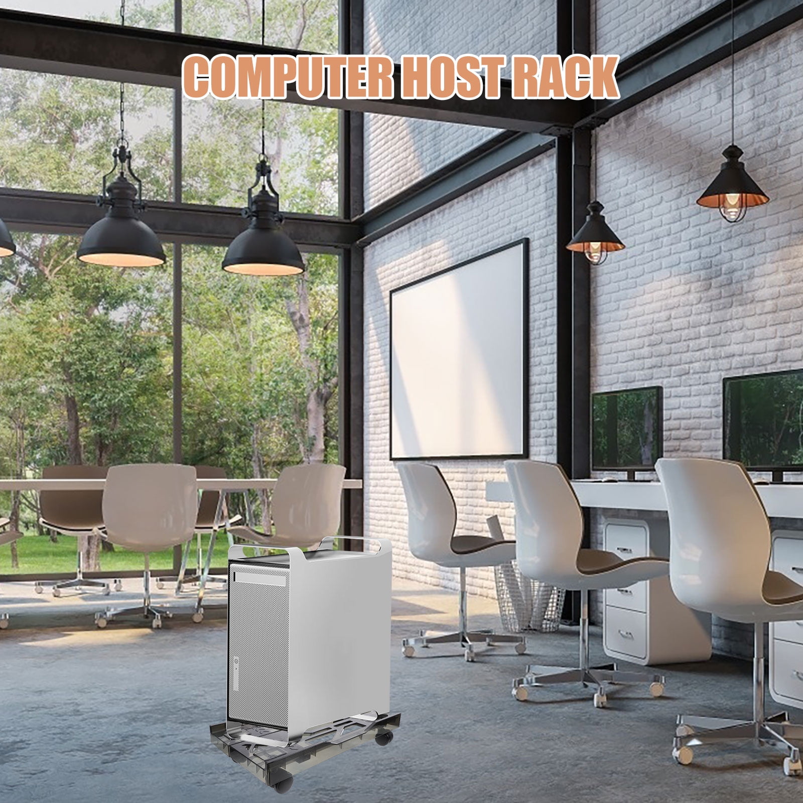 KONTONTY CPU Holder under Desk Tower Mount Computer Host Bracket ...