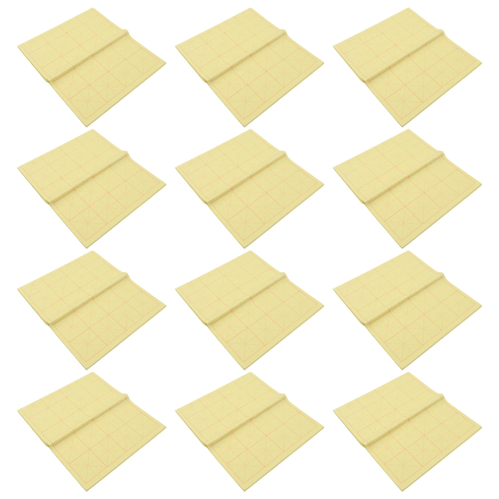 KONTONTY Calligraphy Writing Paper 50Pcs Yellow Pulp For Kids And ...