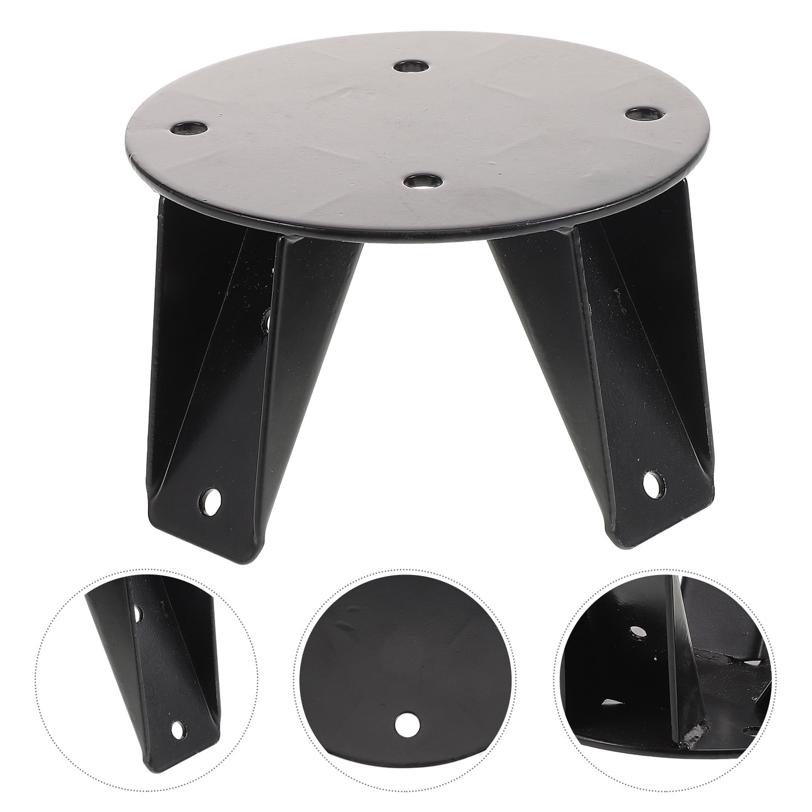 KONTONTY Chair Hardware Base Chair Chassis Chair Base Bracket Black ...