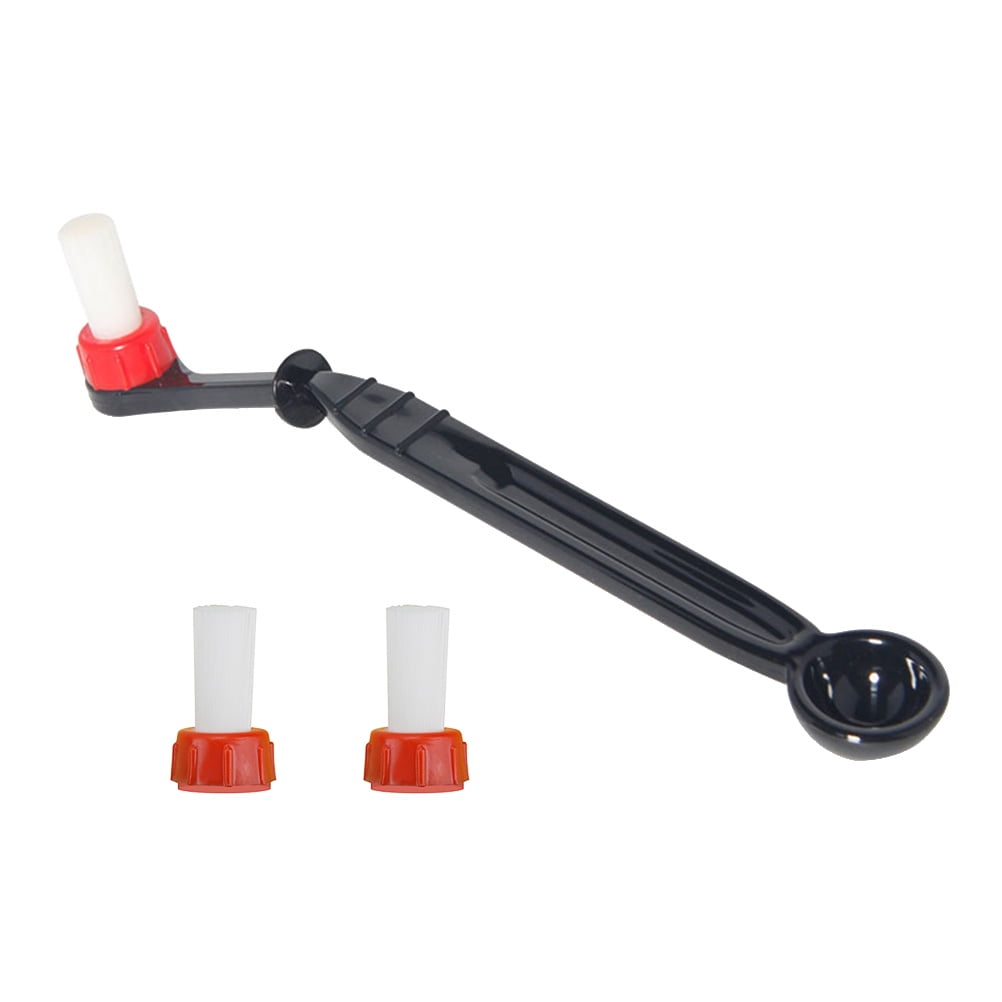 KONTONTY Coffee Machine Brush 3Pcs Set with Nylon Bristles and Plastic ...