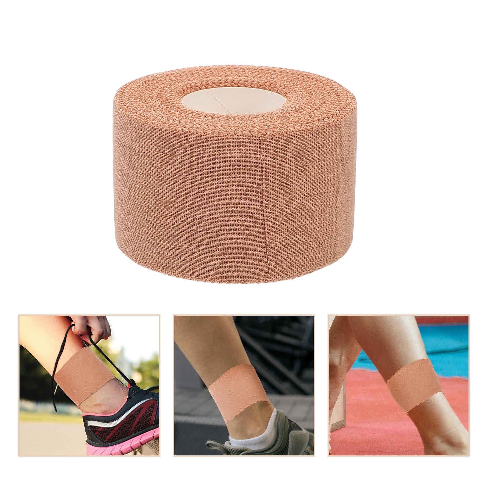 KONTONTY Cotton Sports Tape Athletic Wrap Tape For Basketball Wrist ...