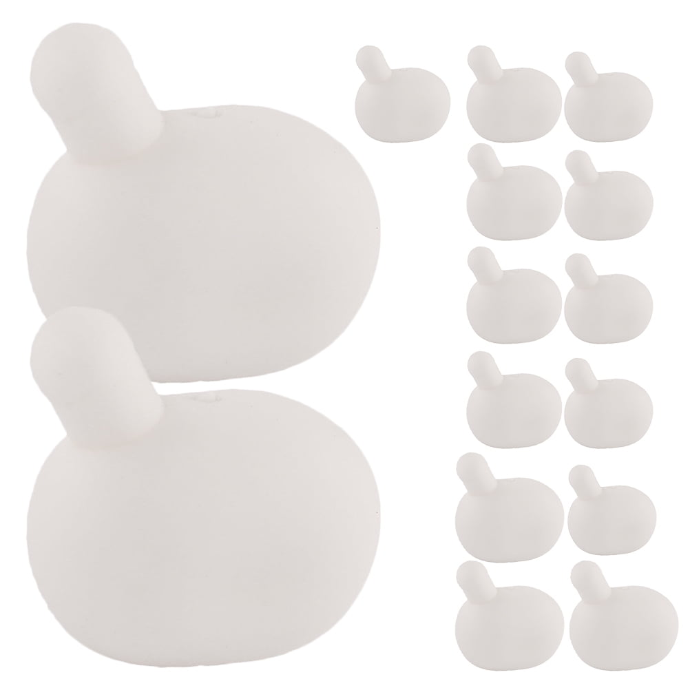 KONTONTY DIY Squeeze Toy Making Props 15-Pcs White Silicone Bubble ...