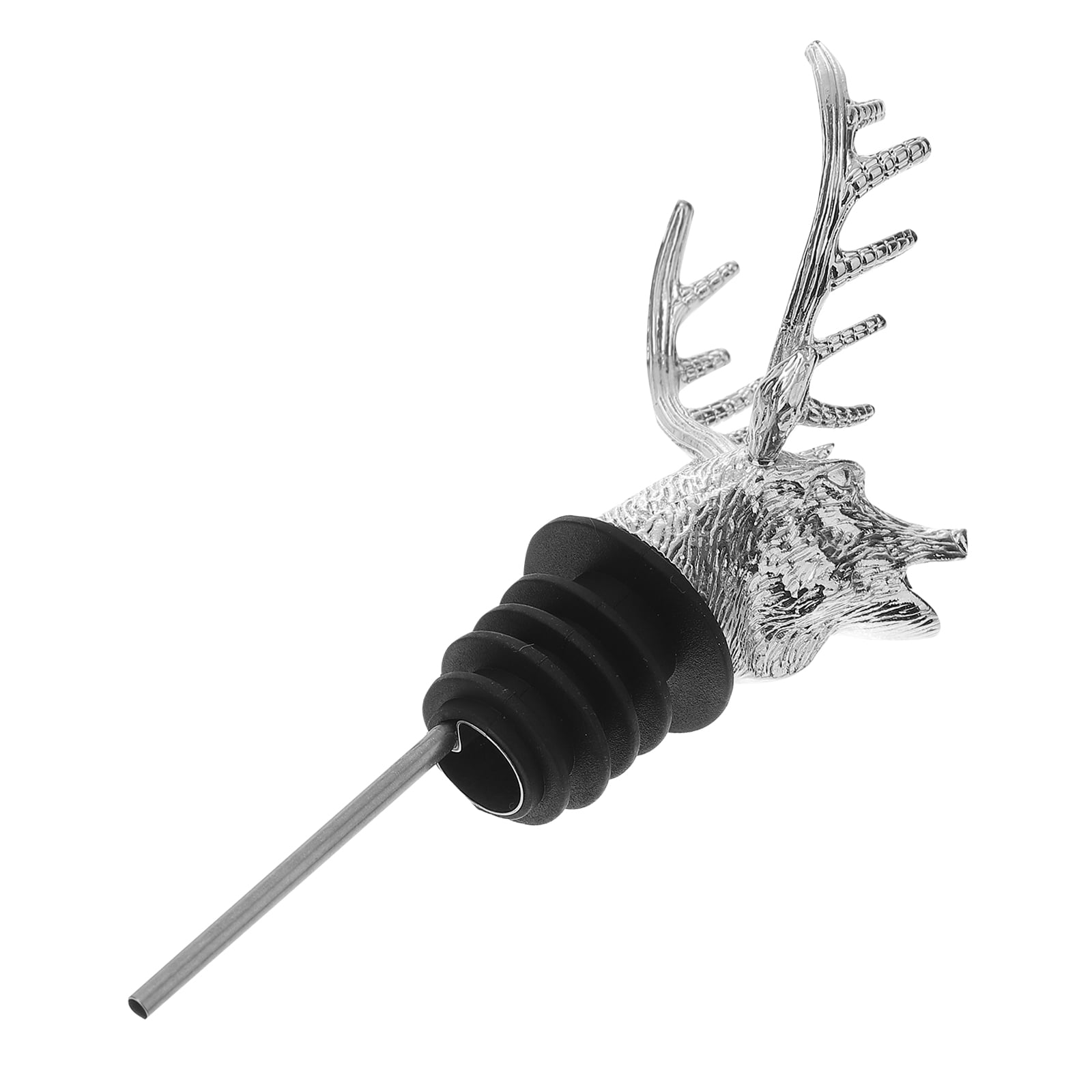 KONTONTY Deer Head Shaped Metal Pour Spouts Bottle Pourers with Tapered ...