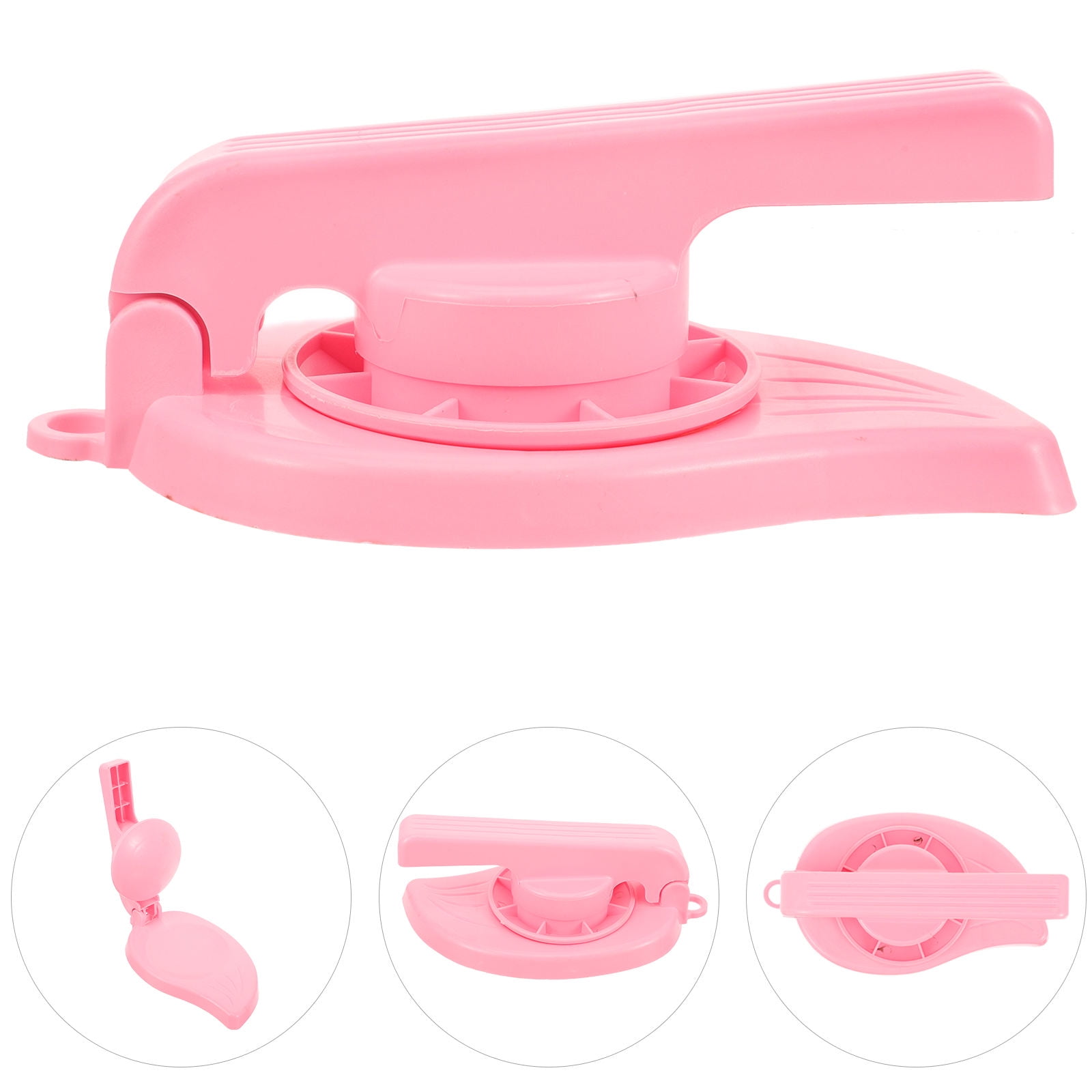 KONTONTY Dumpling Skin Maker Pink Plastic With Practical Design For ...