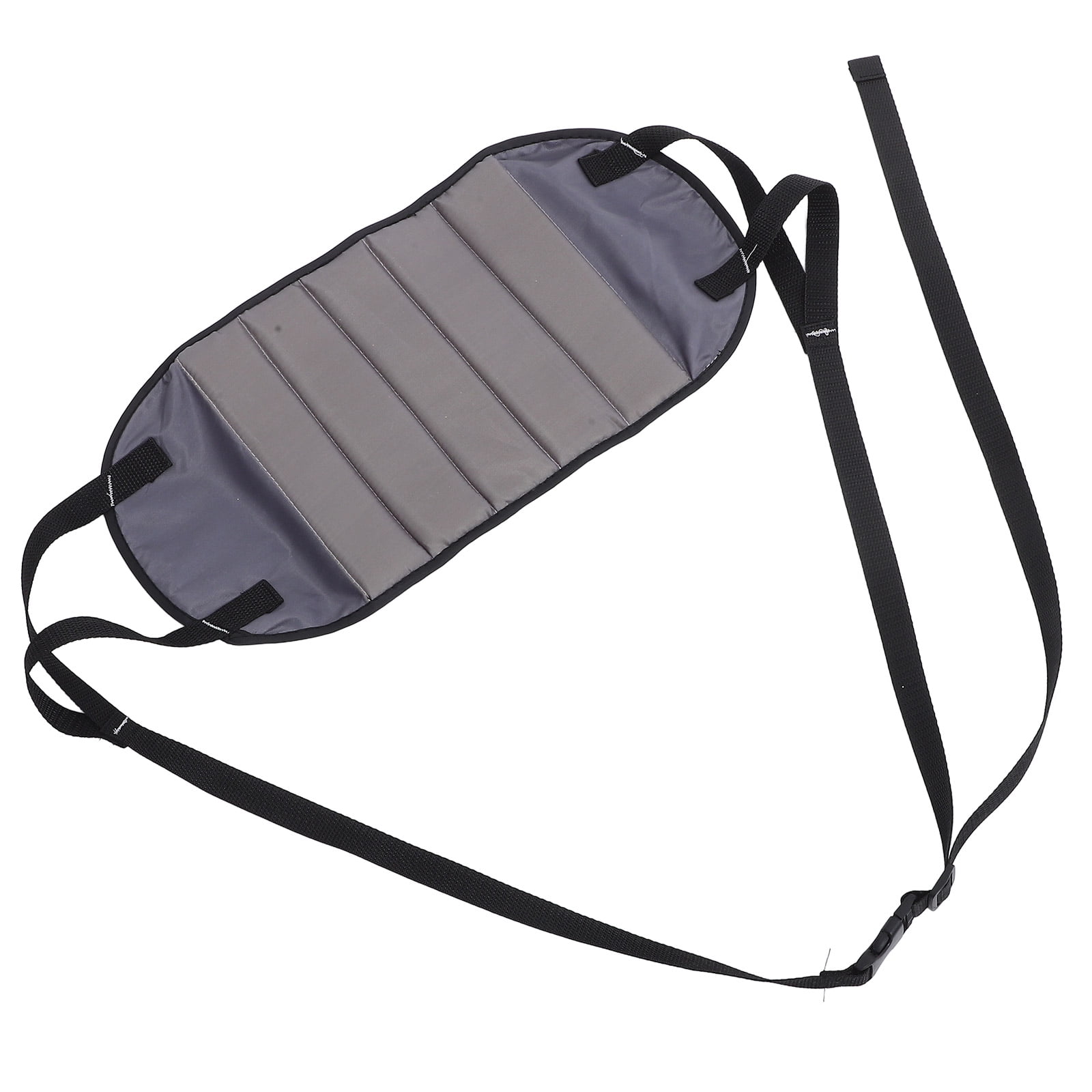 KONTONTY Airplane Footrest Hammock Travel Foot Support Dark Grey Lint ...