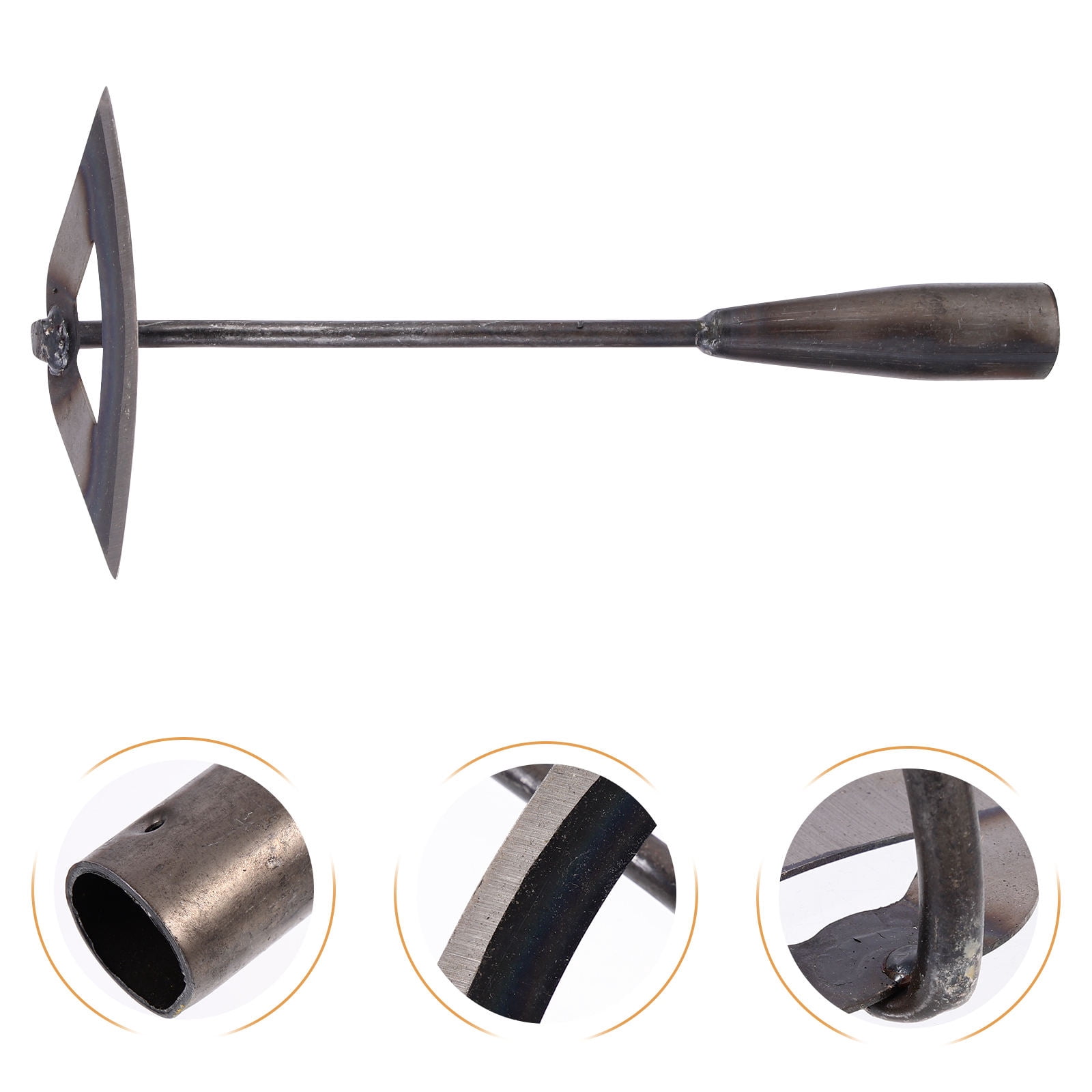 KONTONTY Garden Hoe for Gardening with Steel Material and Silver Color ...