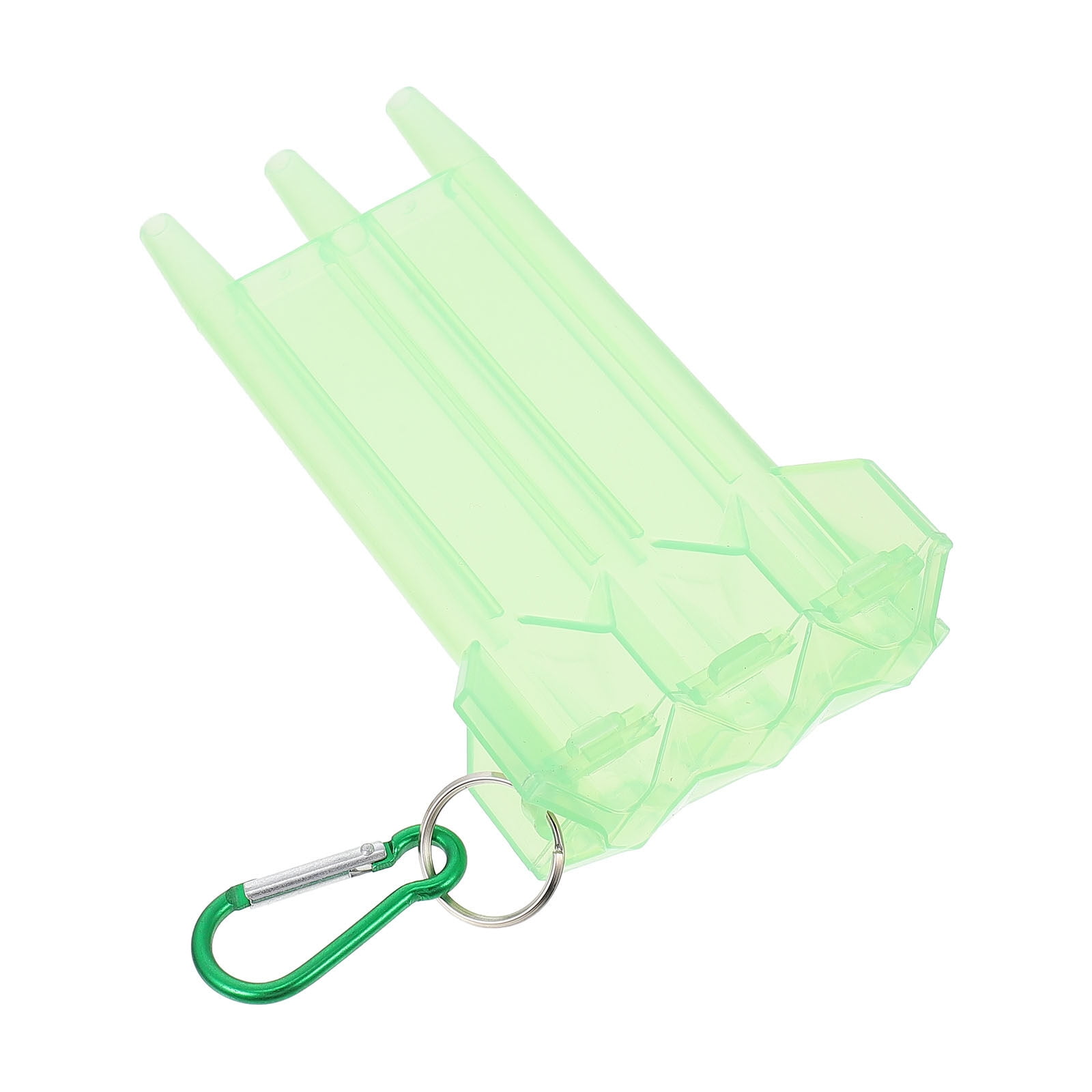 KONTONTY Green Plastic Storage Case for Steel with Carabiner ...