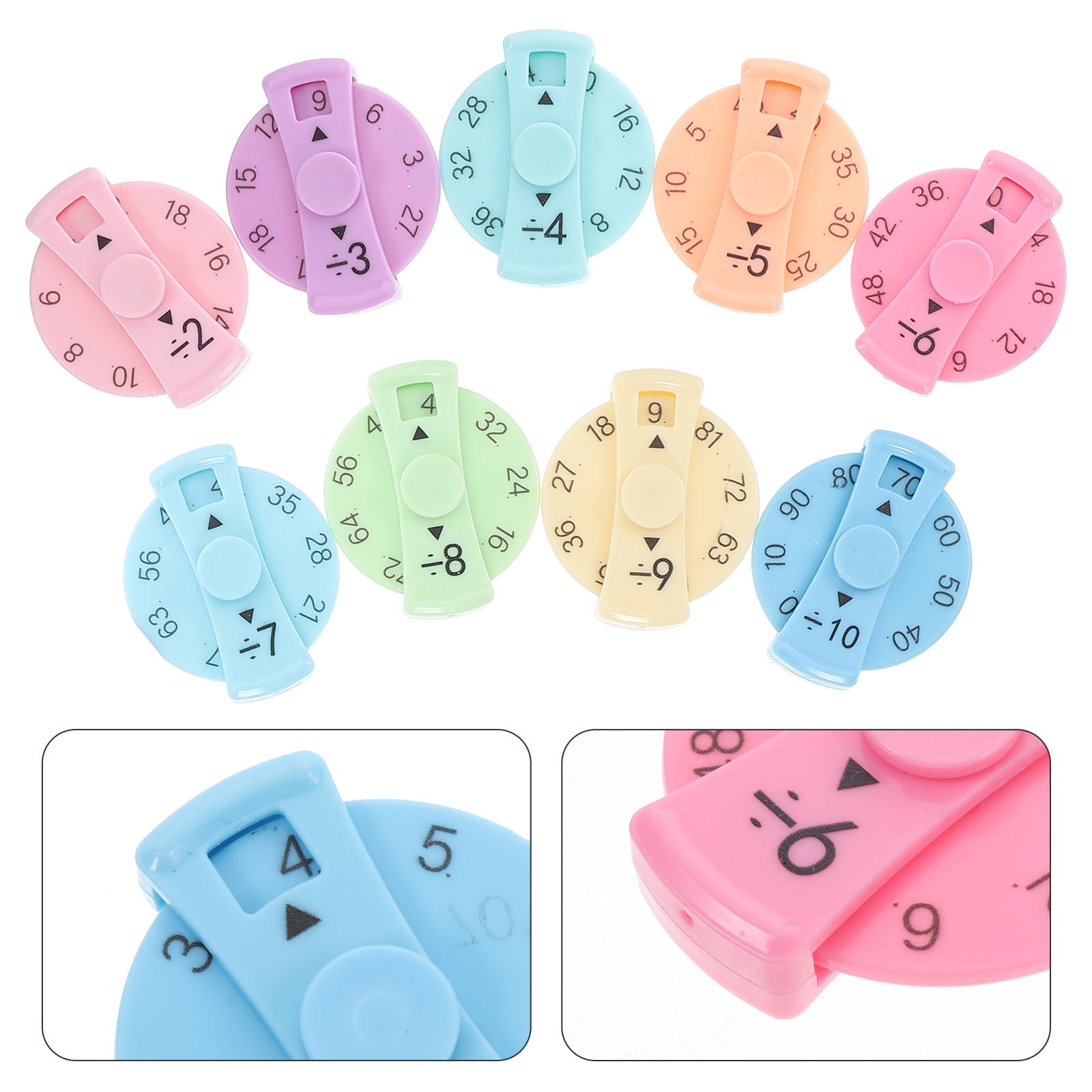 KONTONTY HOMEMAXS 9pcs Multiplication and Division Fidget Toy for ...